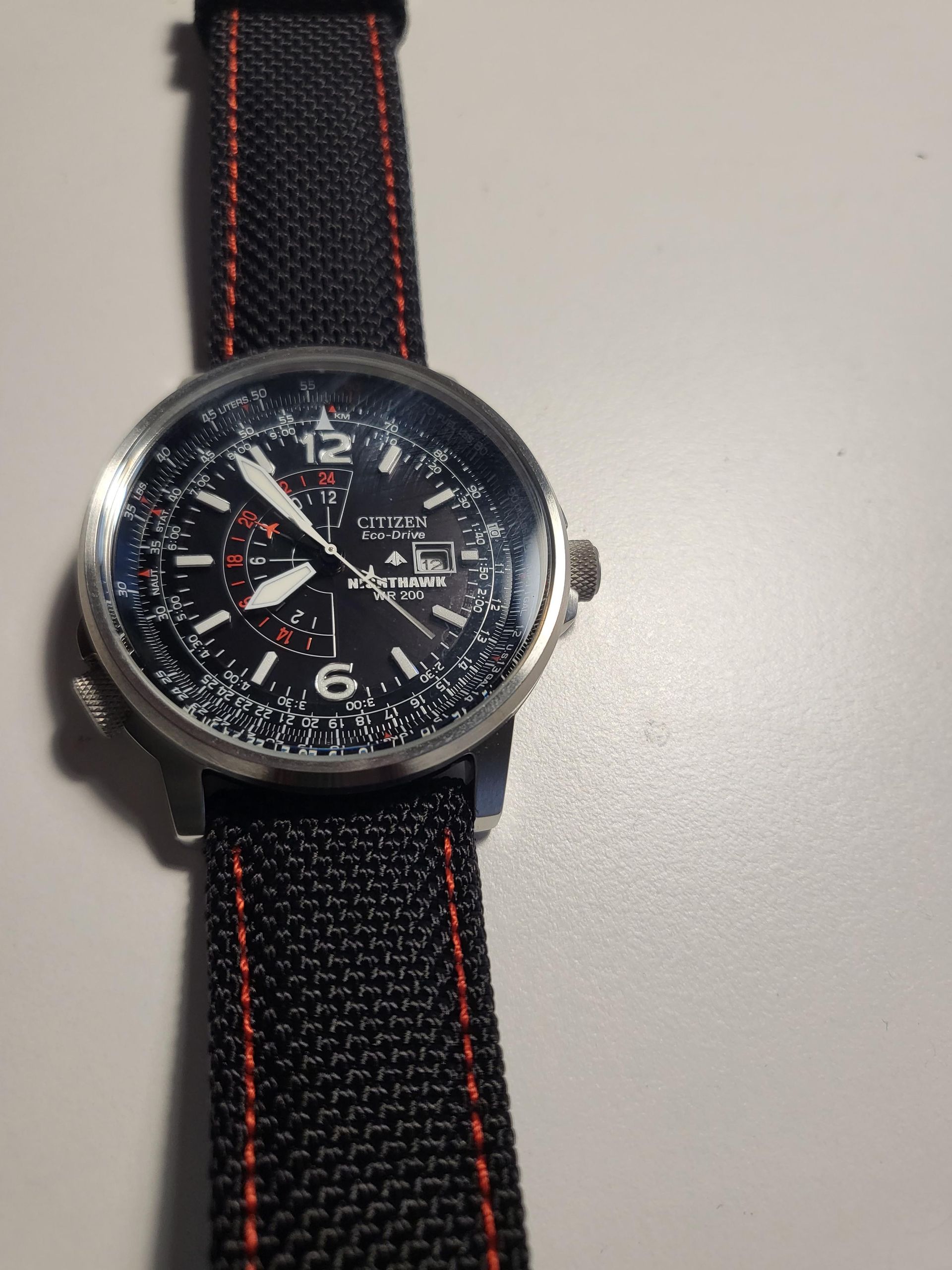 Original Nighthawk "v" Seiko Flightmaster | WatchCrunch