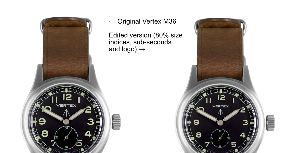 New Vertex M36 Announced - Thoughts on Dial? | WatchCrunch