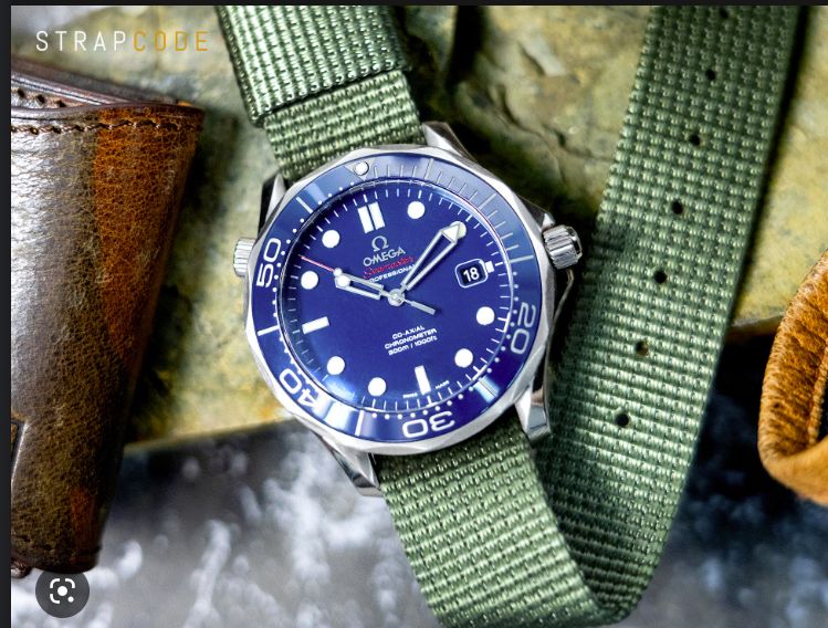 What colour NATO for blue Omega Seamaster 300 SMP ? | WatchCrunch