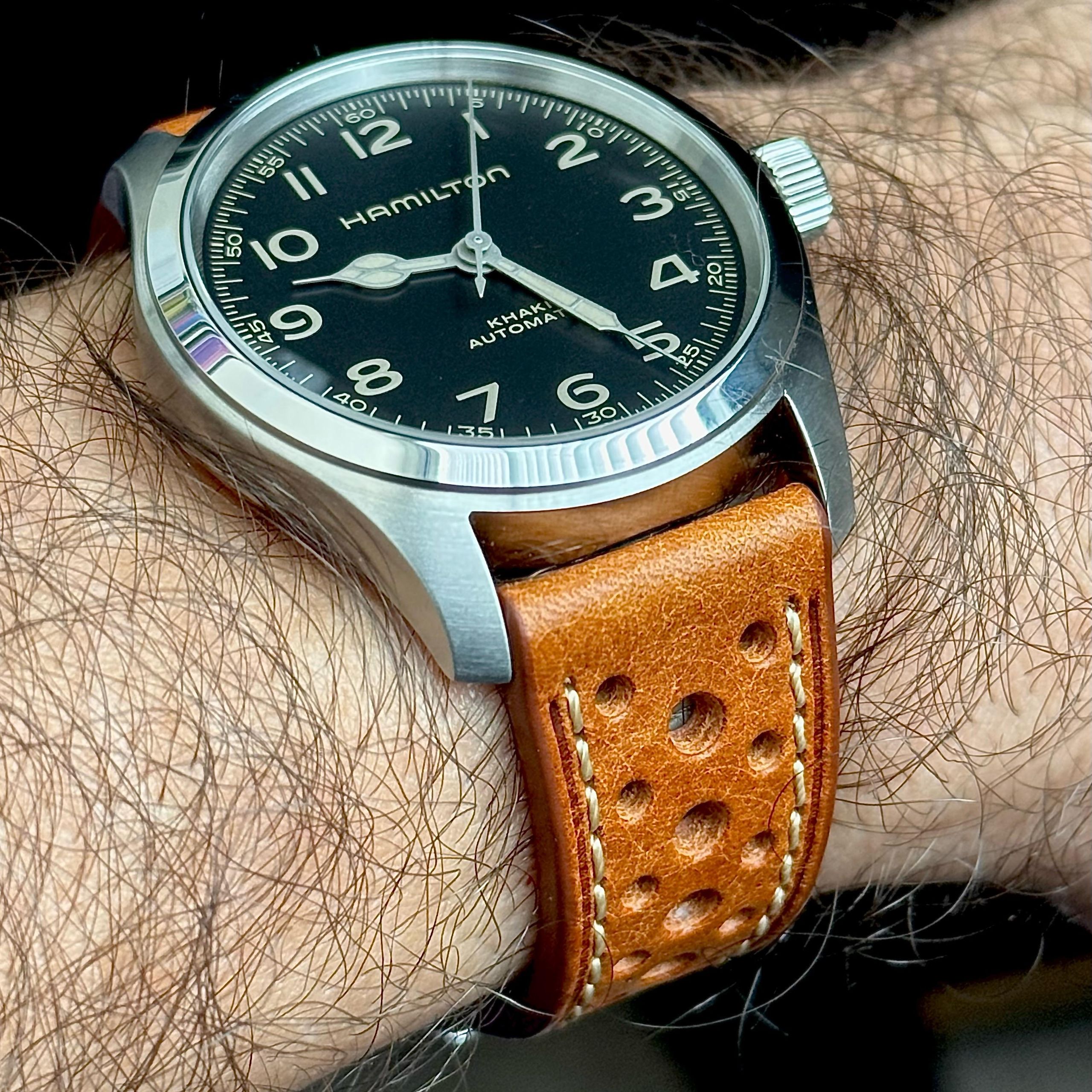 Murph on a different leather strap | WatchCrunch