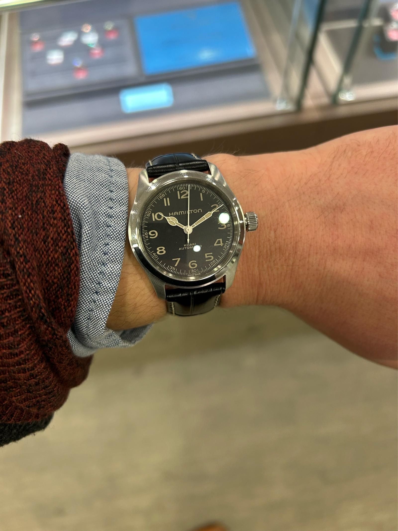 Hamilton Murph on leather strap vs bracelet | WatchCrunch