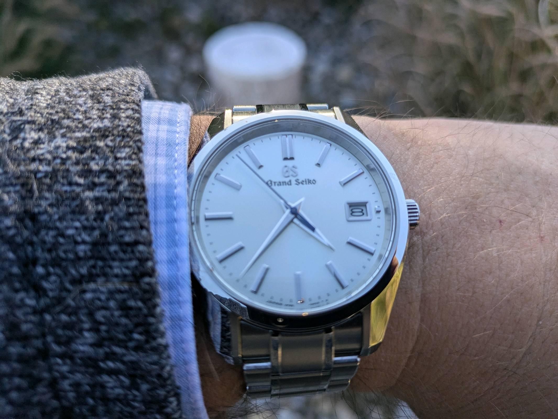Grand Seiko SBGP001 > Rolex Datejust w/ fluted bezel | WatchCrunch