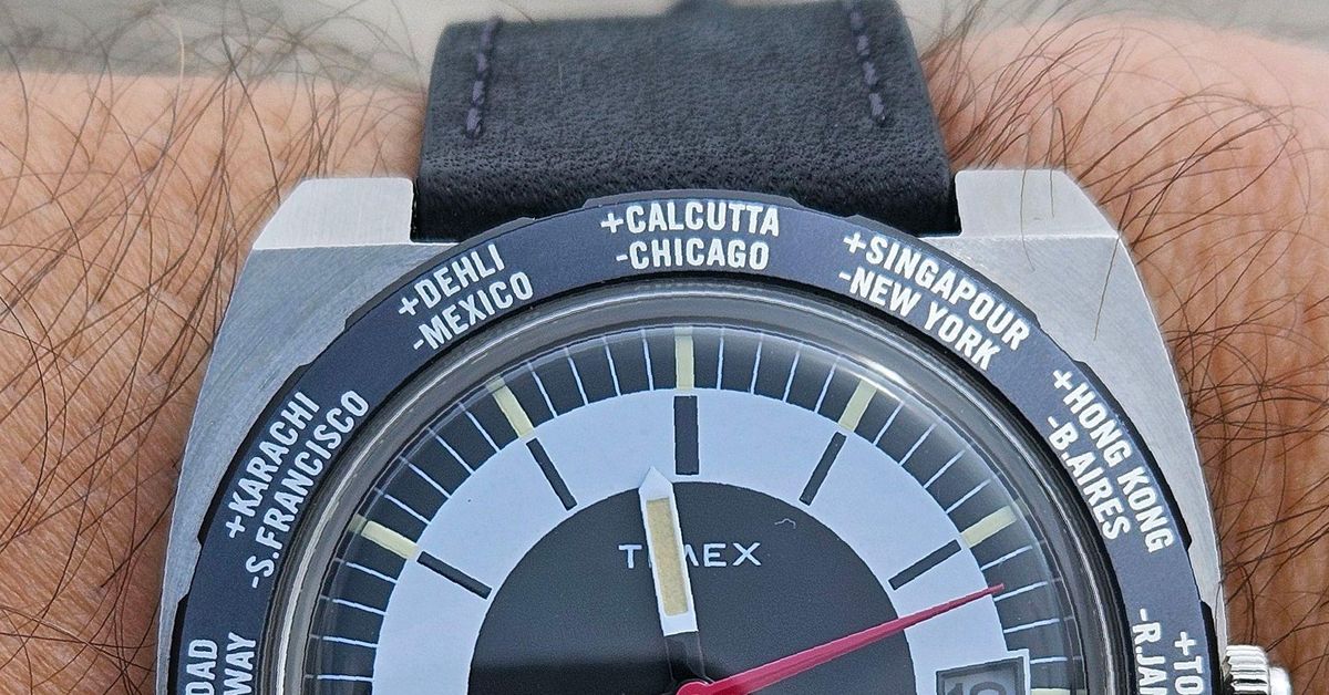 Timex World Time 1972 Reissue | WatchCrunch