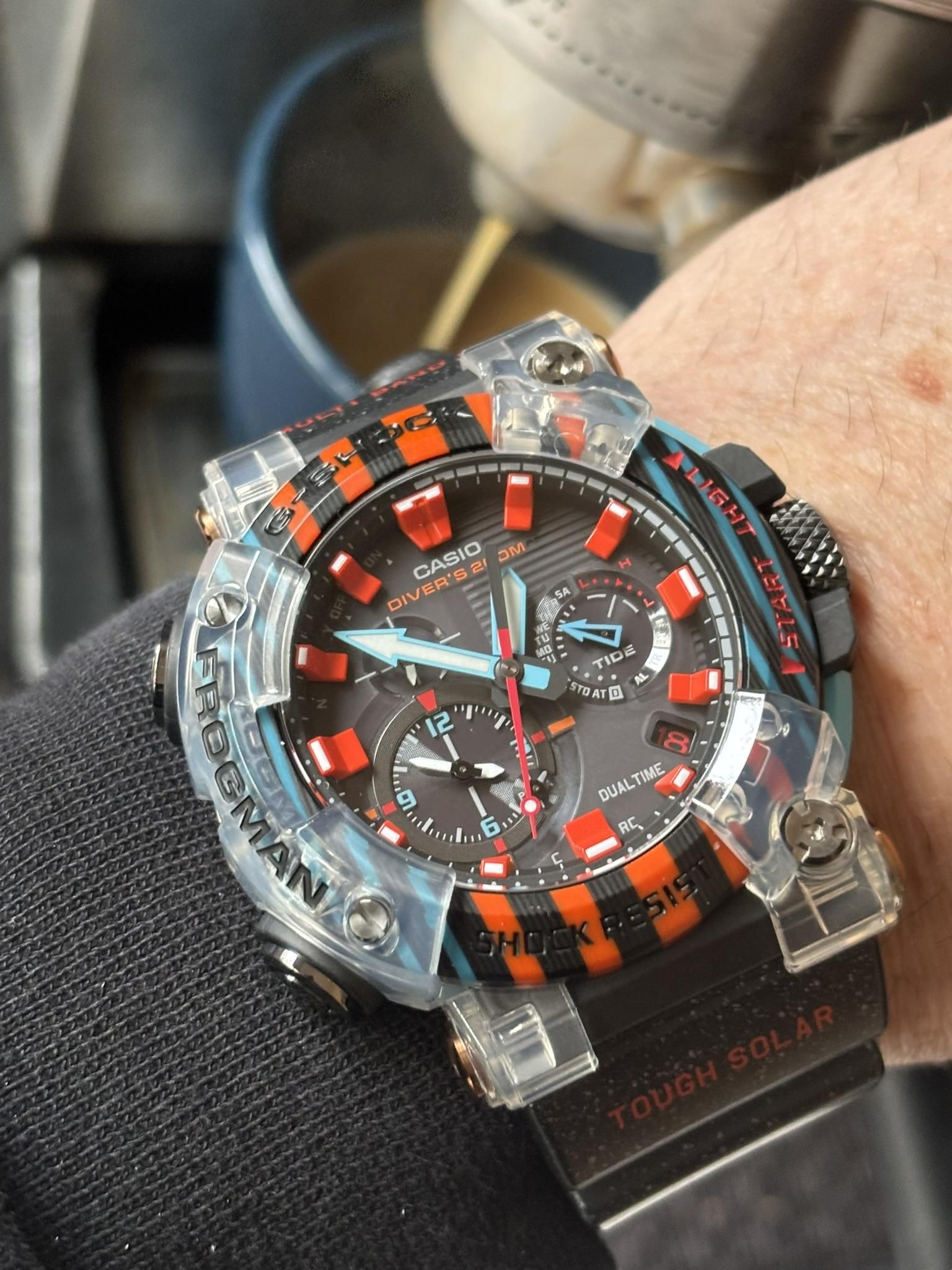 G-Shock FROGMAN 30th anniversary Poison Dart Frog Model | WatchCrunch