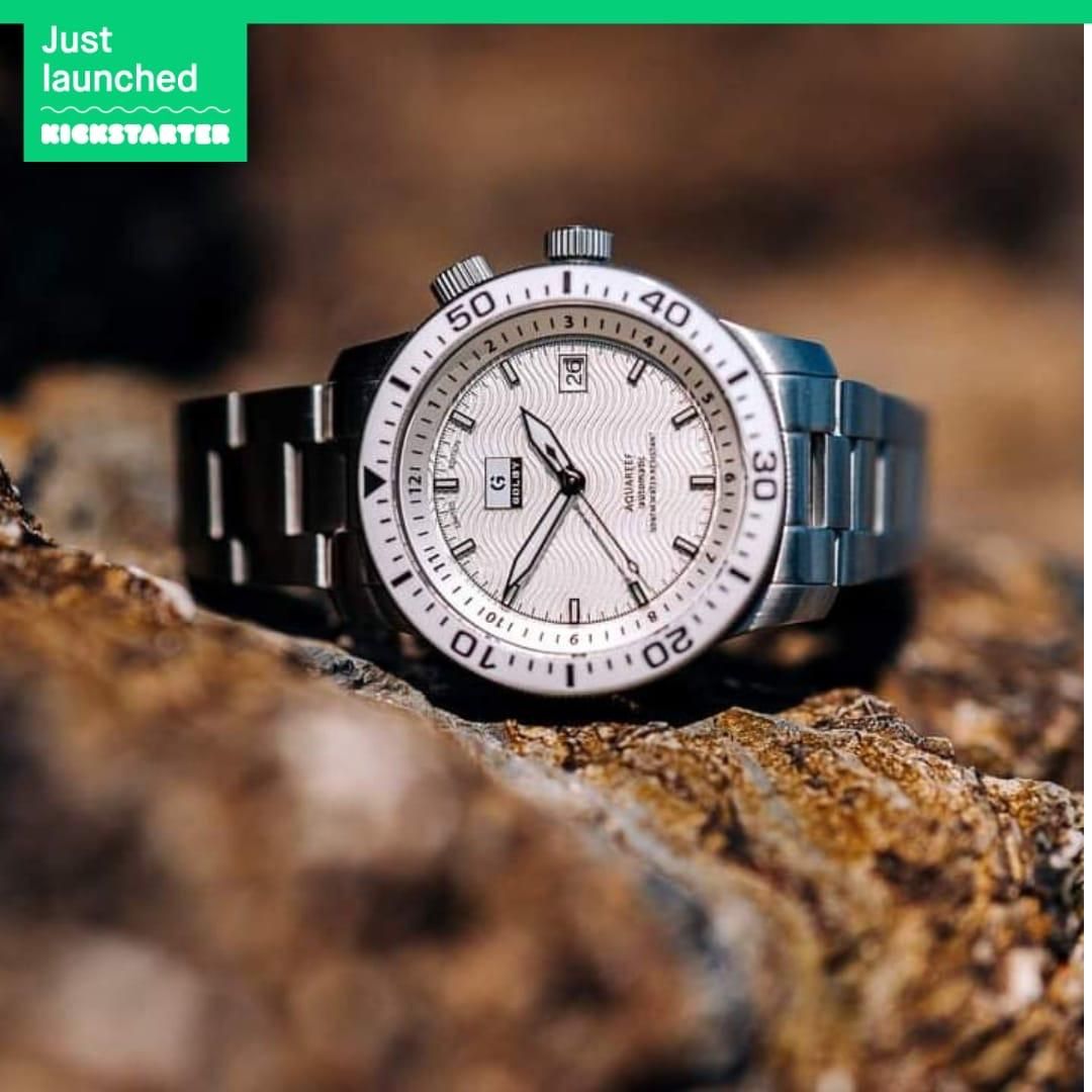 The Golby Aquareef Monochrome is now Live on Kickstarer | WatchCrunch