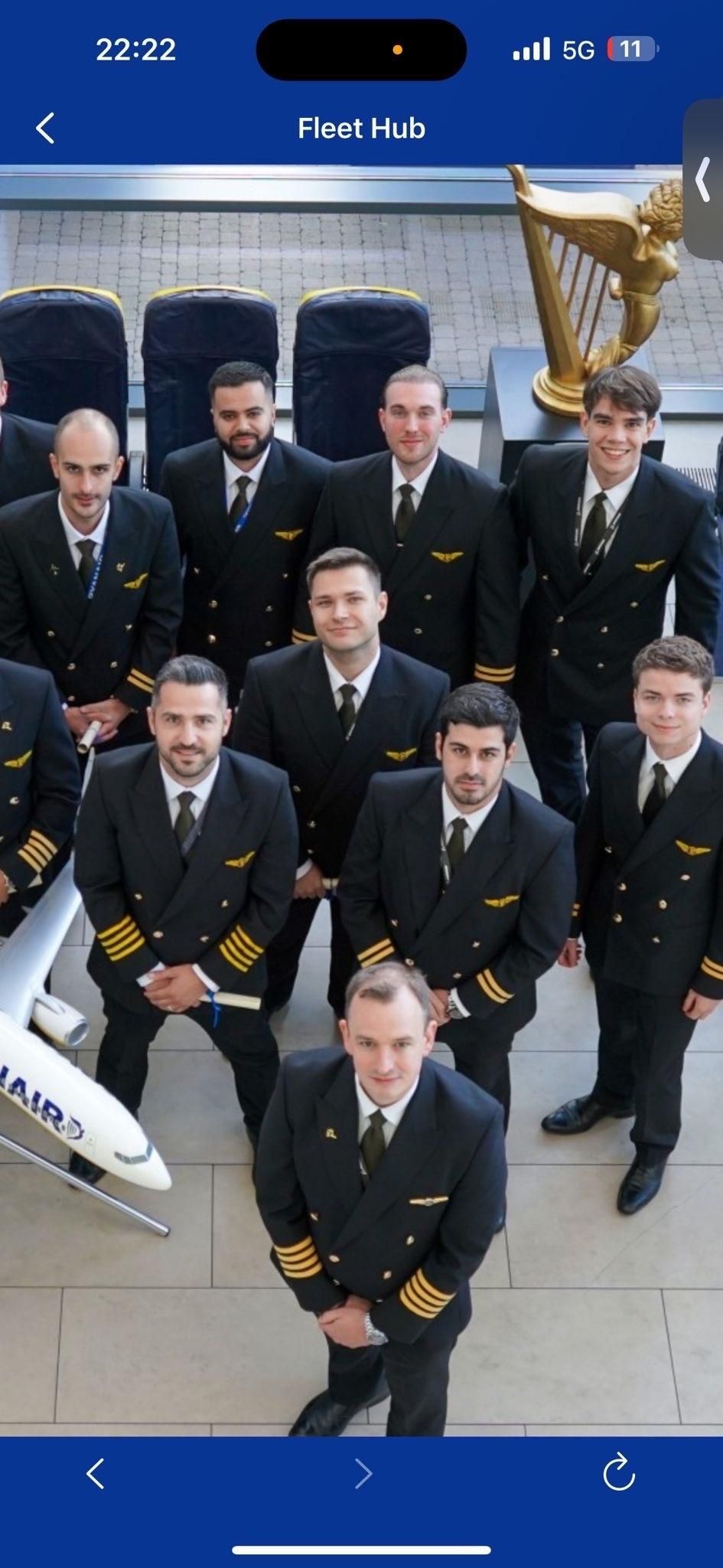 Celebrating my son successfully completing his final ever pilot test ...