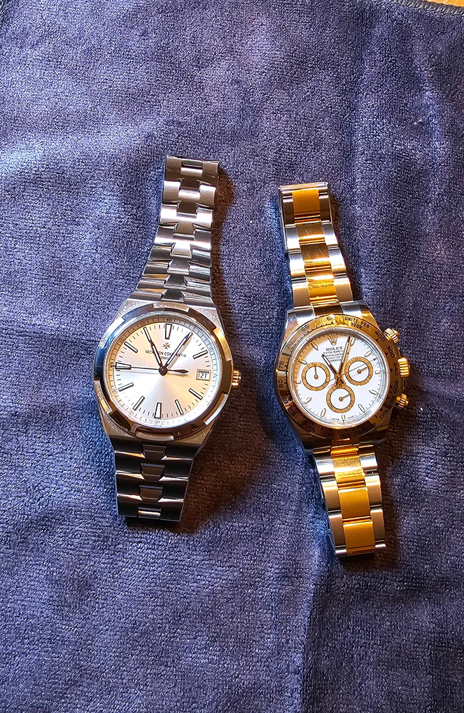 Vacheron Constantin Overseas 4520v Silver Dial Self Winding vs. Rolex ...