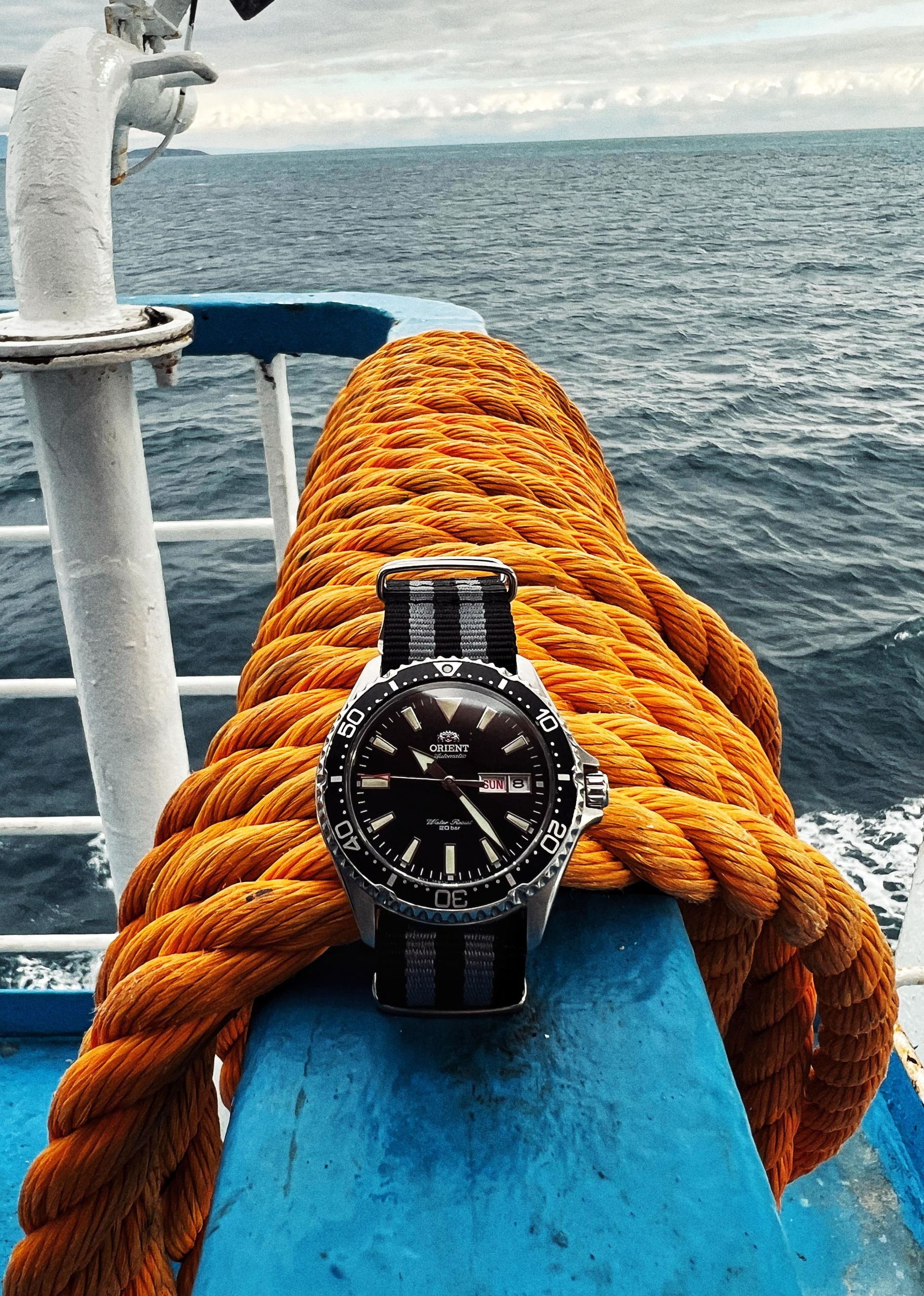 In love with this Orient Kamasu with NATO bond strapband. | WatchCrunch