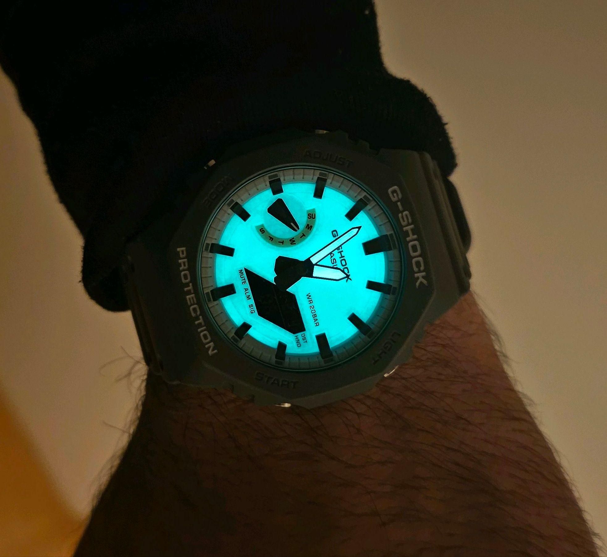 G-Shock Casioak full lume dial | WatchCrunch