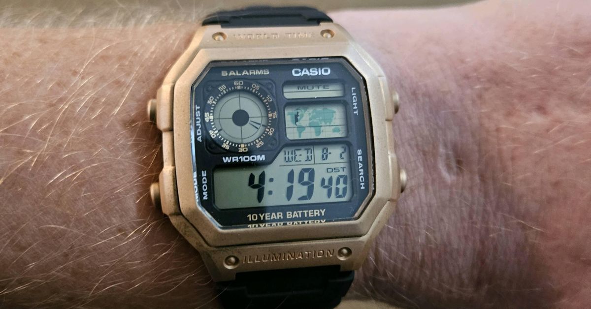 Casio AE1200 World Timer aka "Royale" Bronze Mod | WatchCrunch