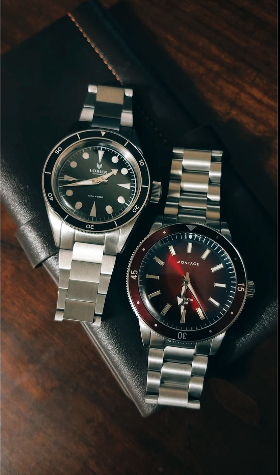 Lorier Neptune and Montage Dive Watch | WatchCrunch