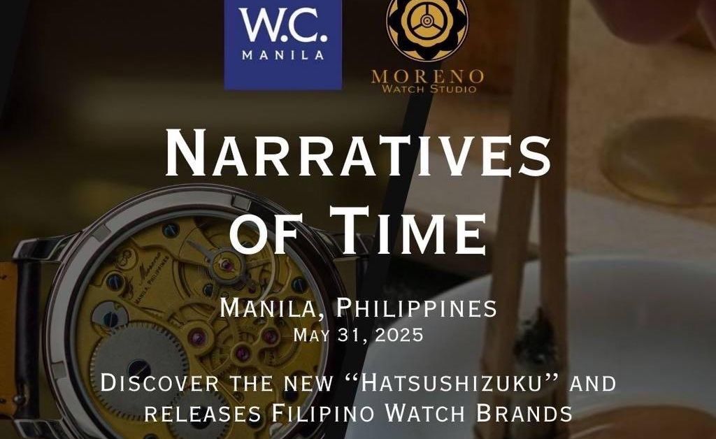 Narratives of Time: Meetup with Watch Cringe Manila x Nico Moreno Watch ...