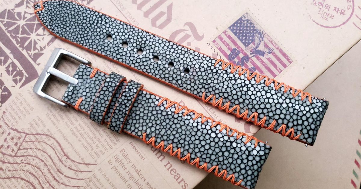 Stingray (Shagreen) skin watch strap | WatchCrunch