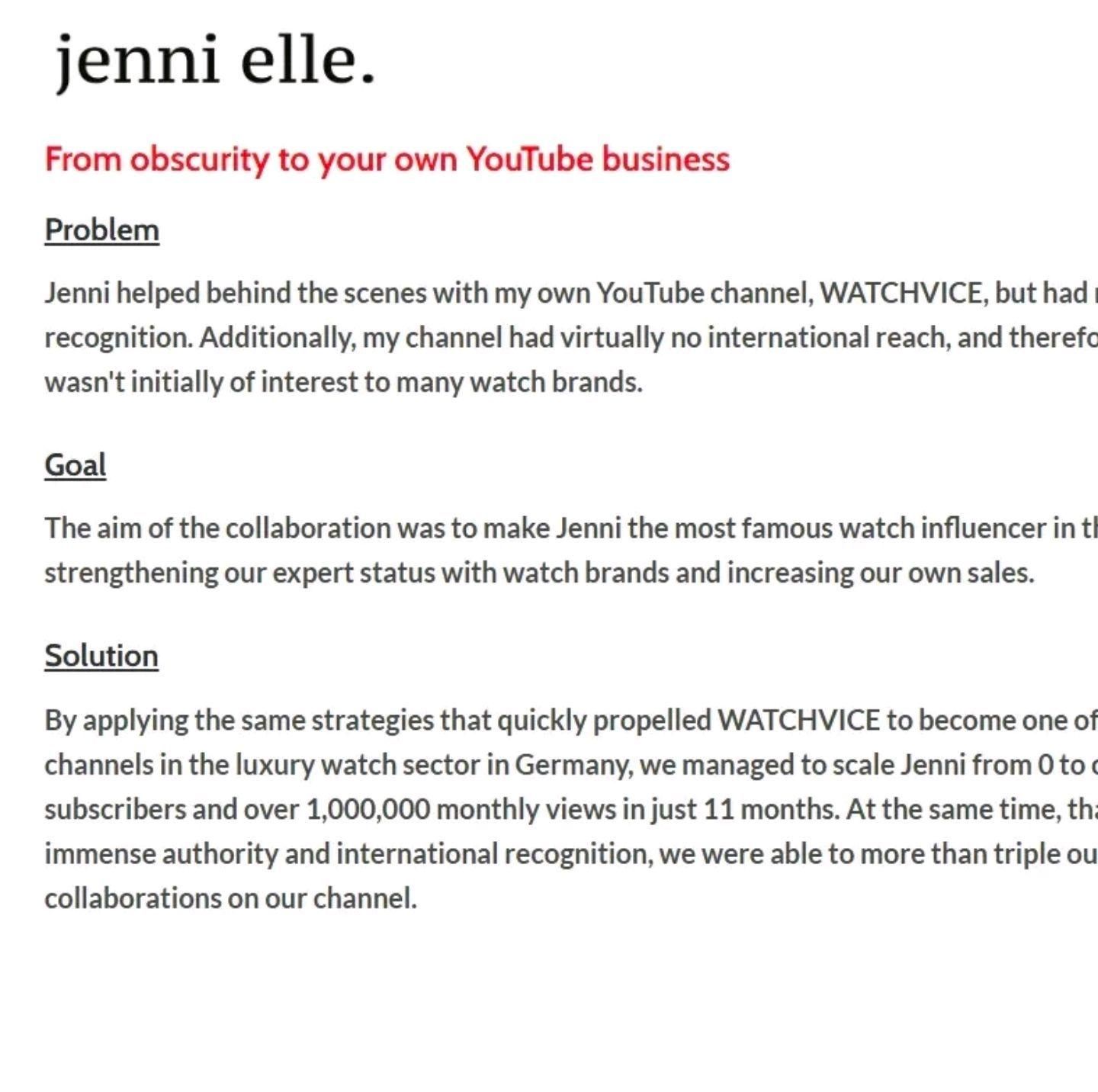 Jenni Elle | WatchCrunch