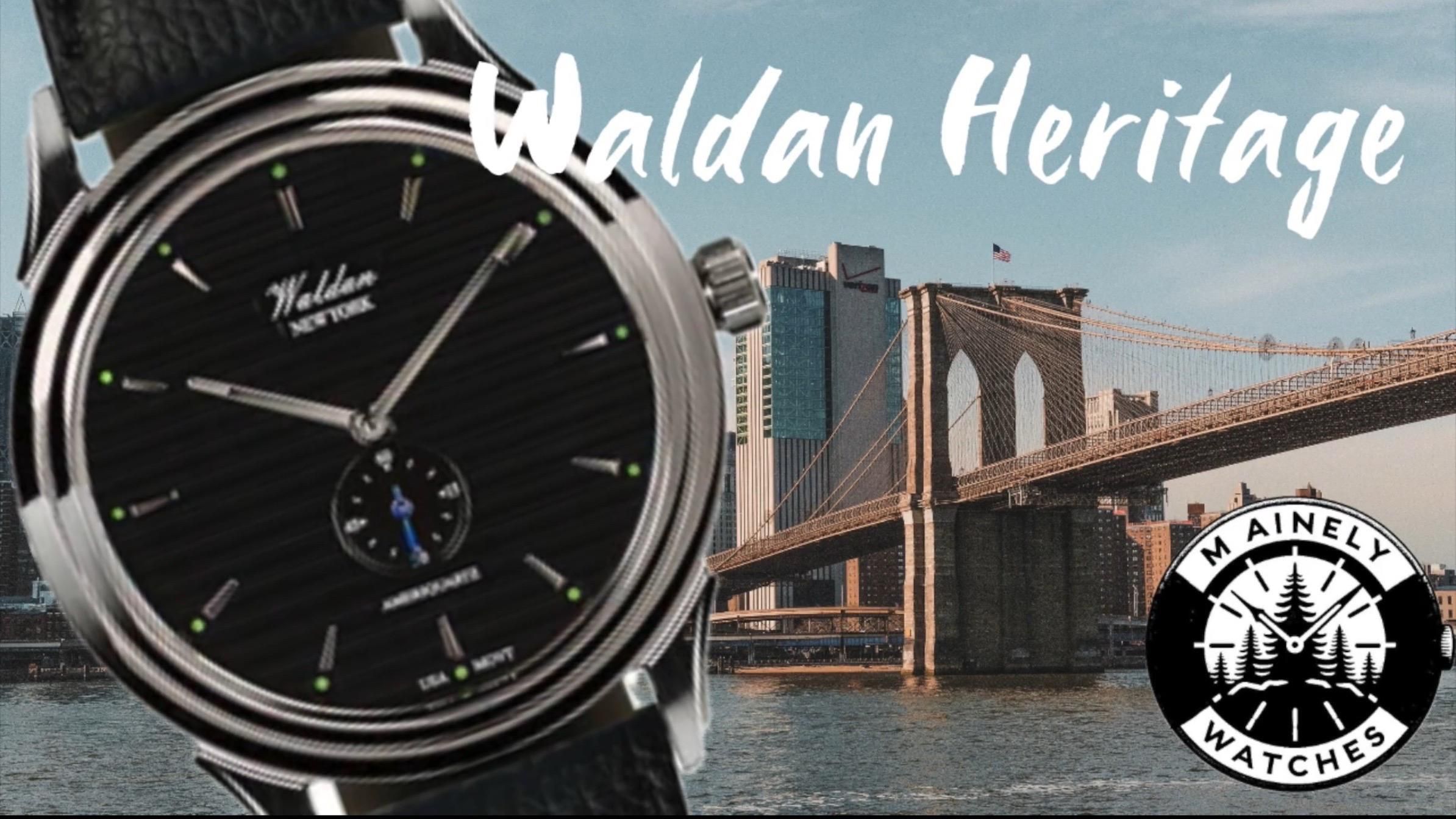WALDAN HERITAGE SPORTLINE Quartz Watch [Review] - A dressy sports watch ...