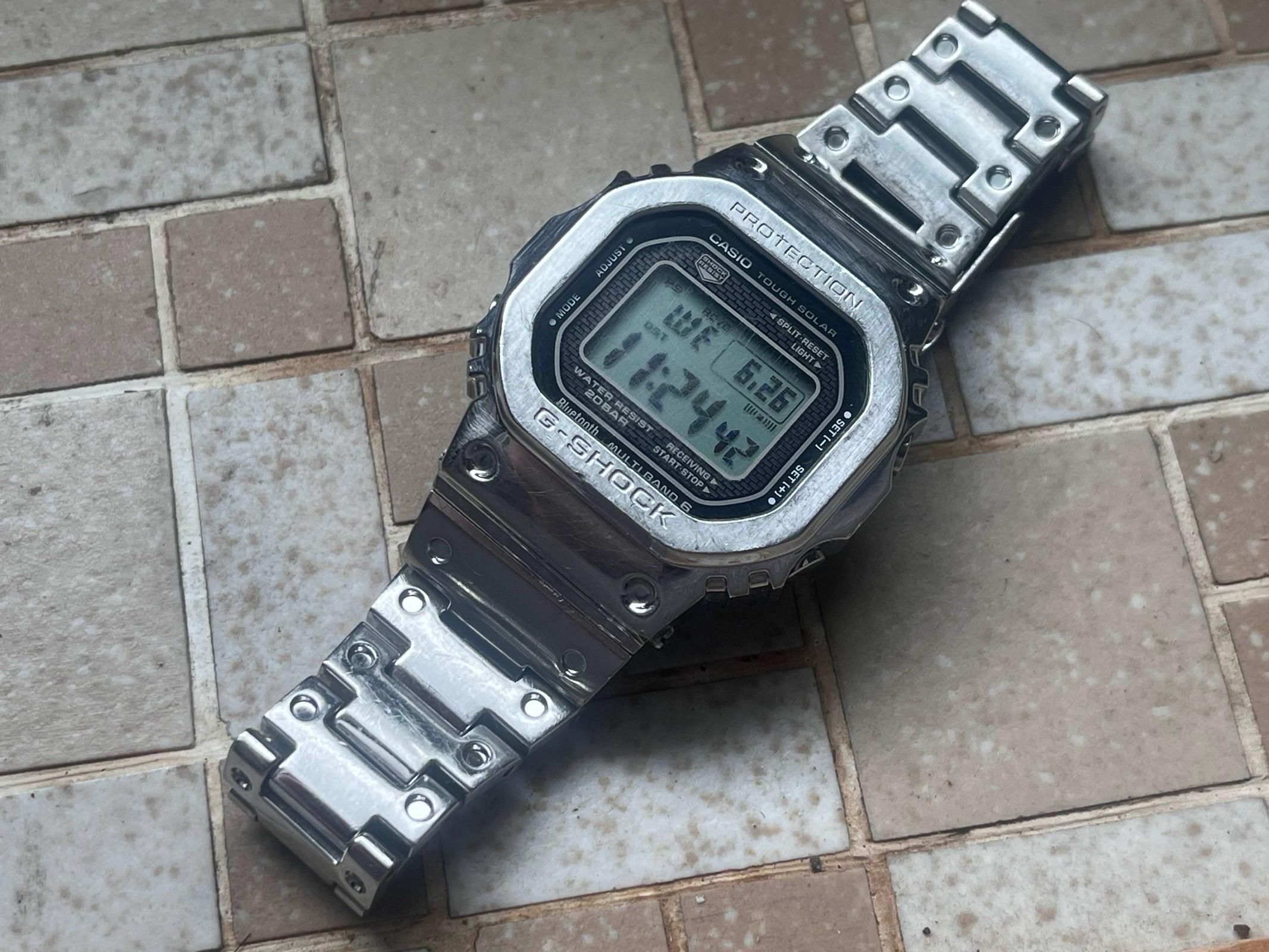 Casio G-Shock GMW-B5000D-1CR Full Metal Square | WatchCrunch