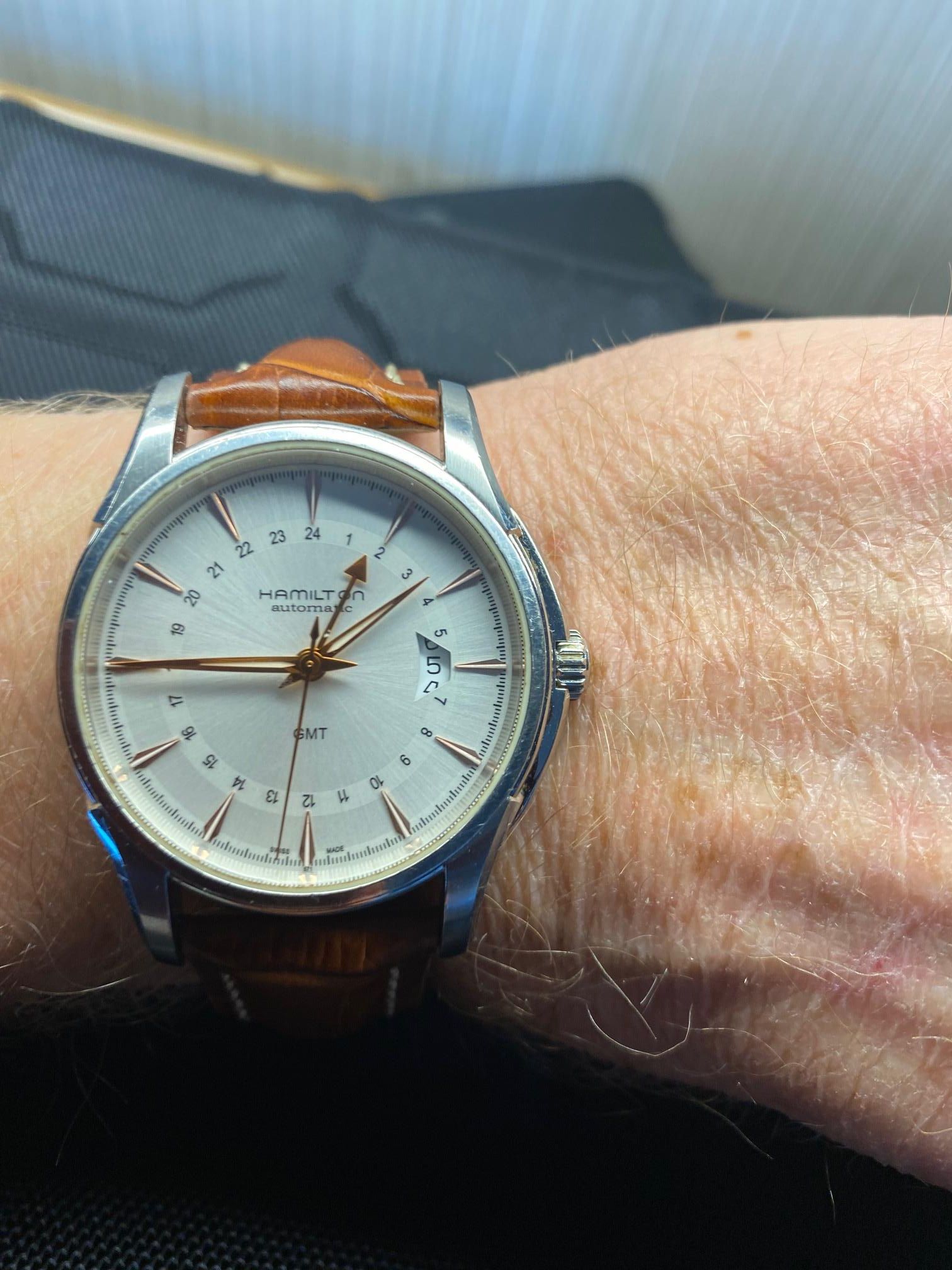 Hamilton Jazzmaster GMT | WatchCrunch