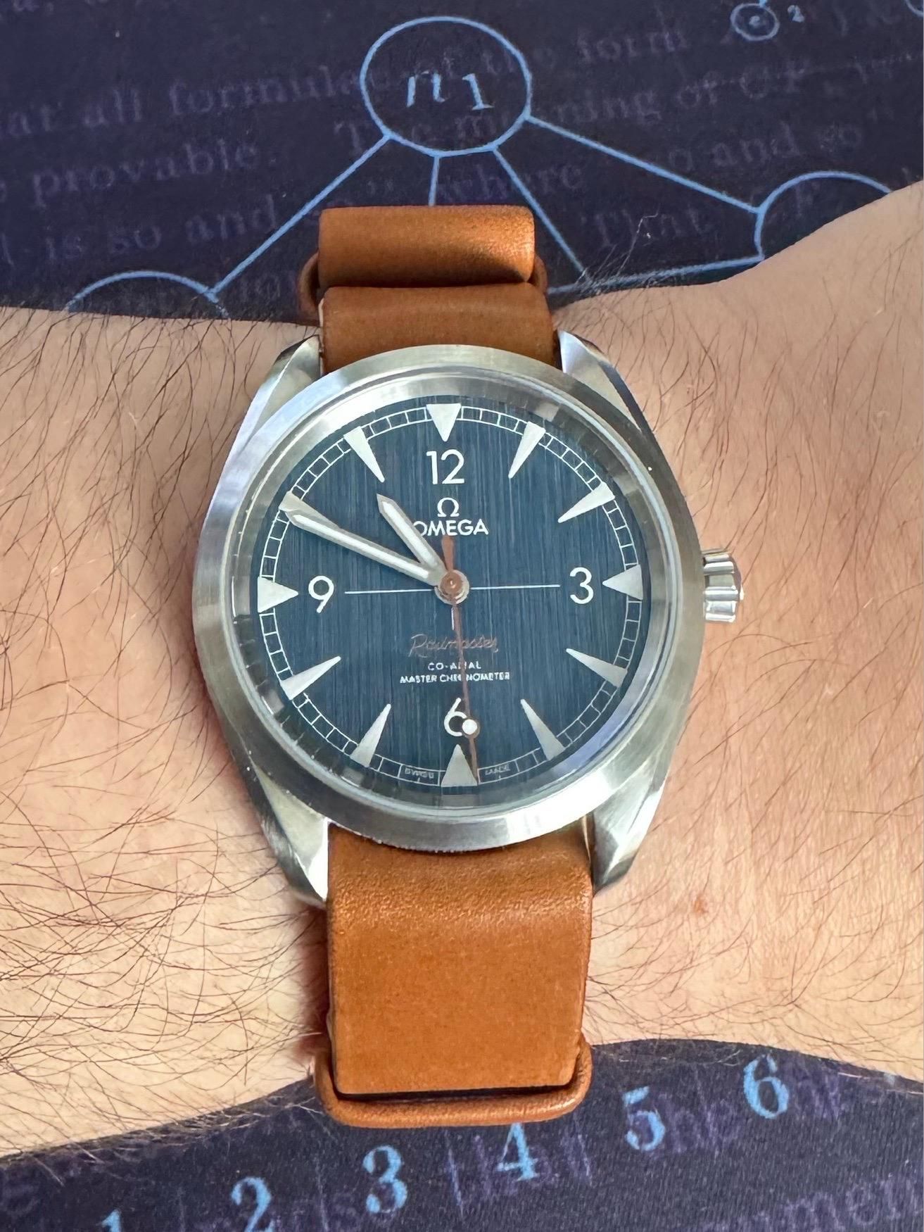 Omega Railmaster “Denim” | WatchCrunch