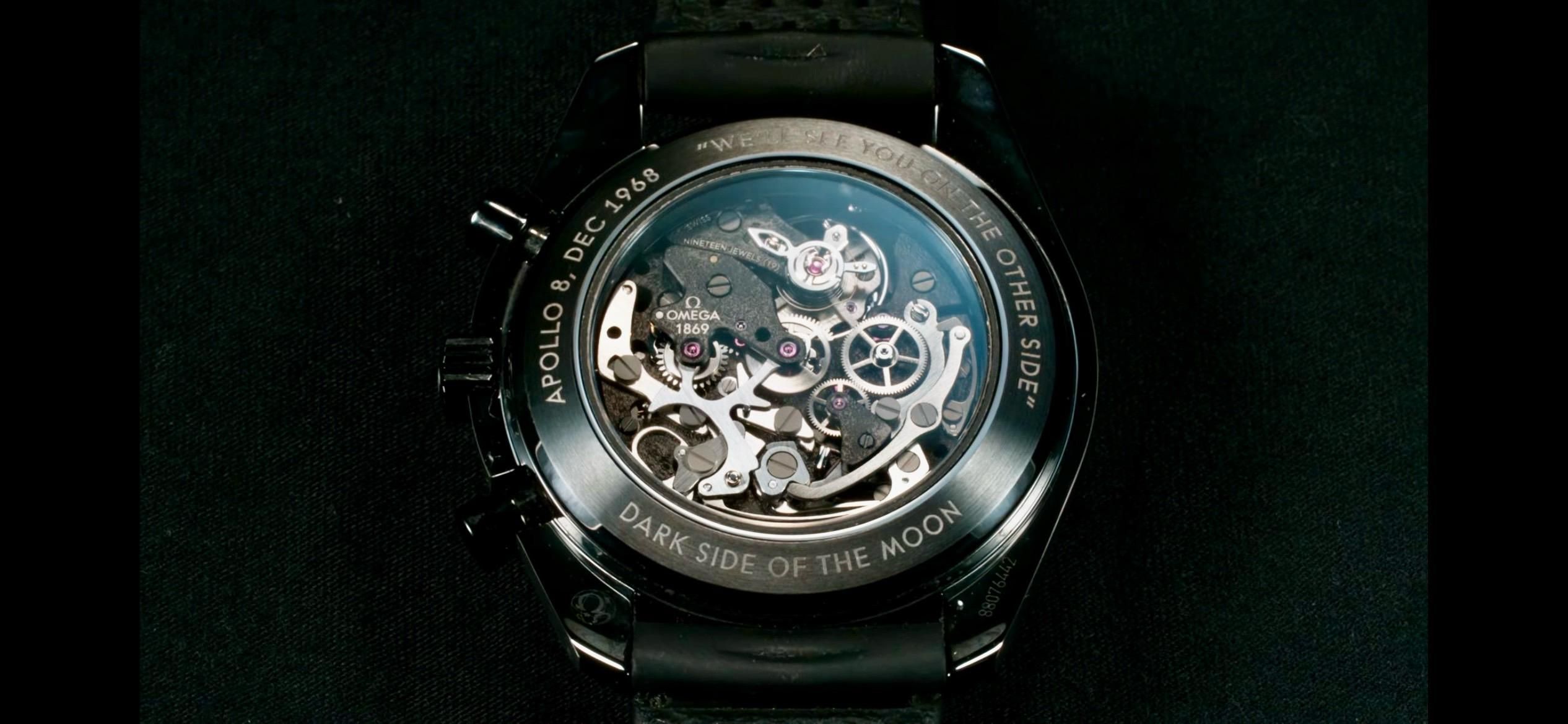 Omega Speedmaster seen super close up in slow motion | WatchCrunch