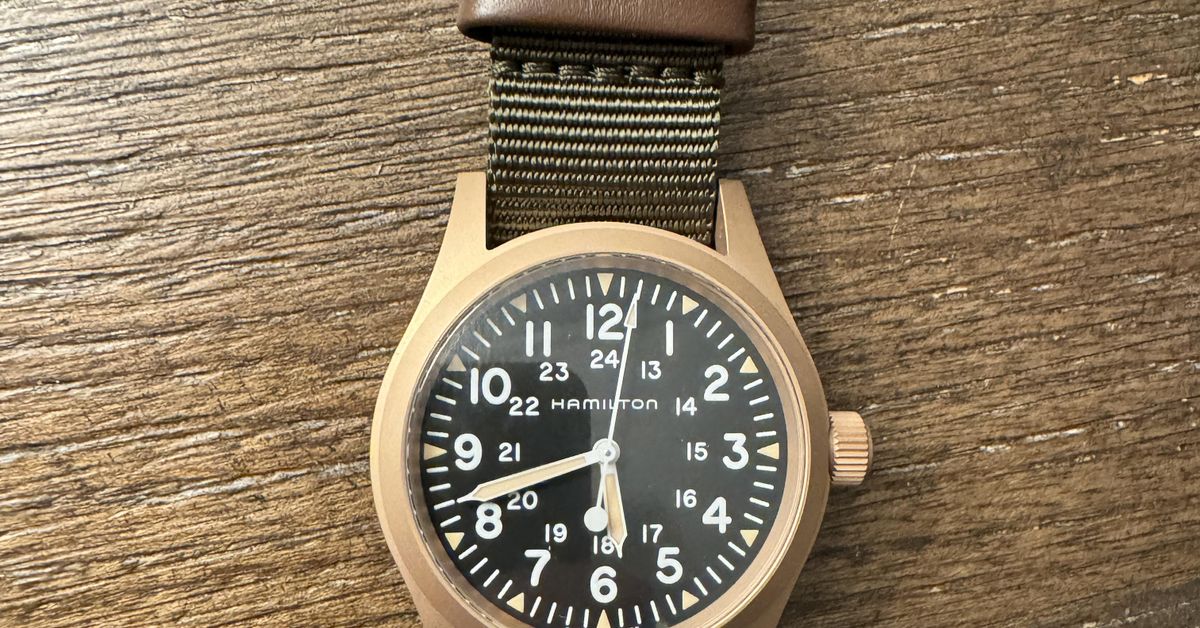 NWA - Hamilton Khaki Field Bronze | WatchCrunch