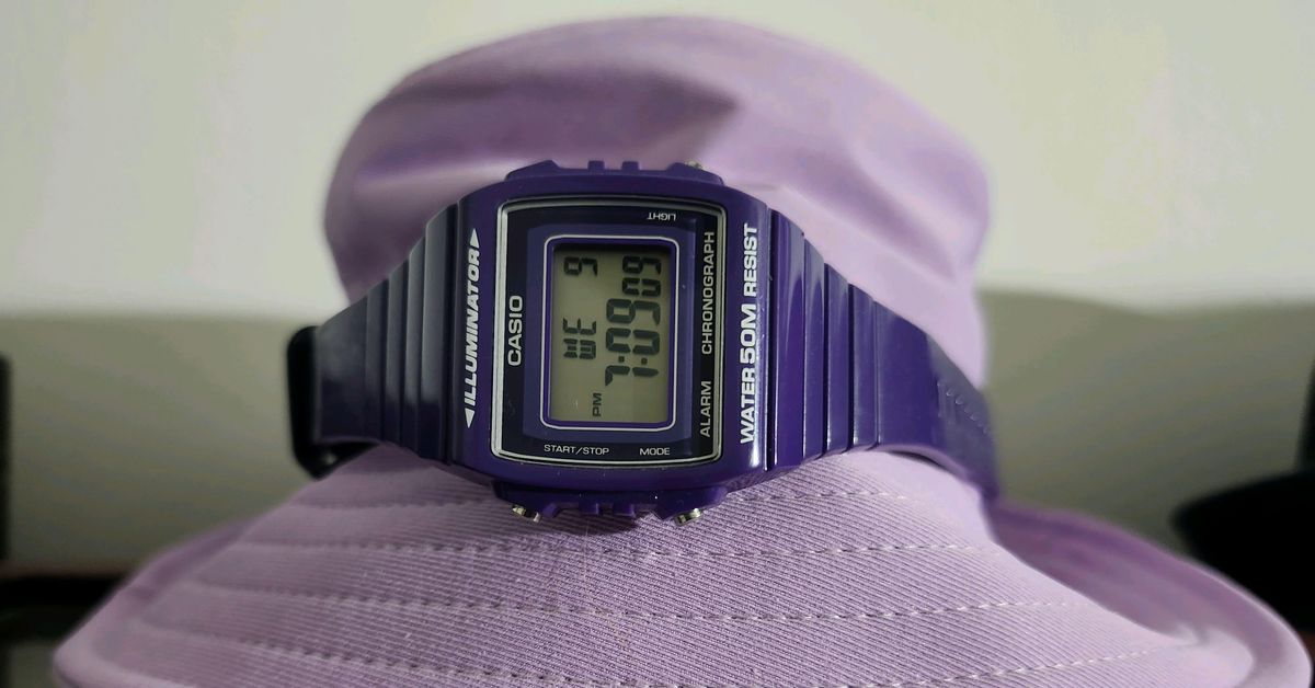 Purple Casio Illuminator | WatchCrunch