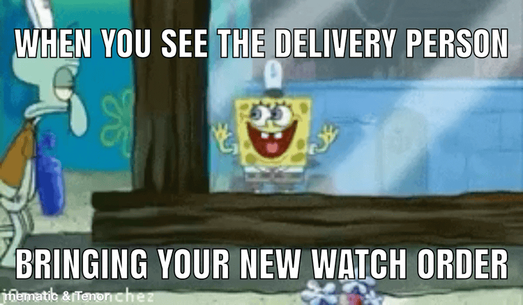 Watch delivery meme | WatchCrunch