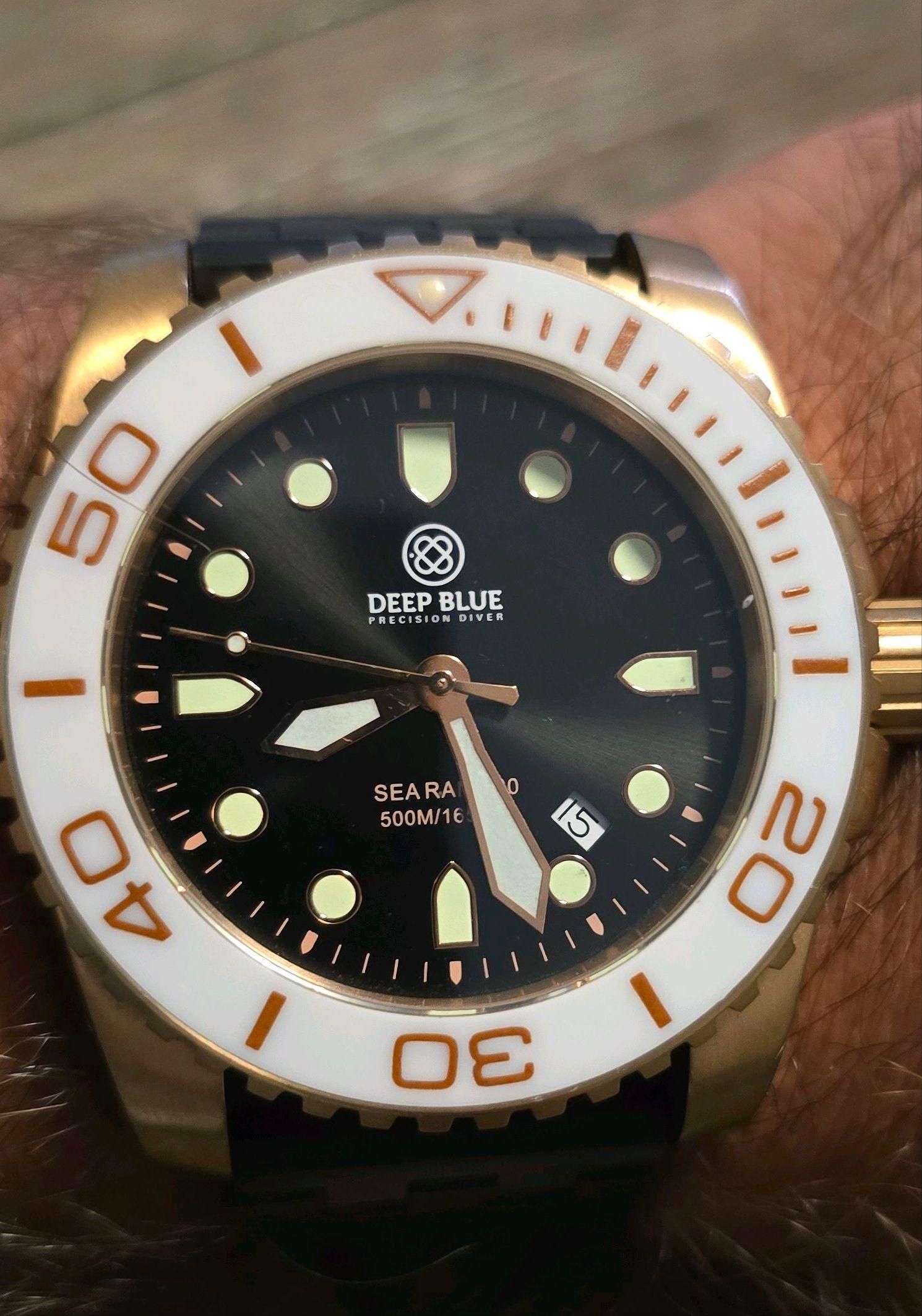 Rose gold SeaRam 500 | WatchCrunch