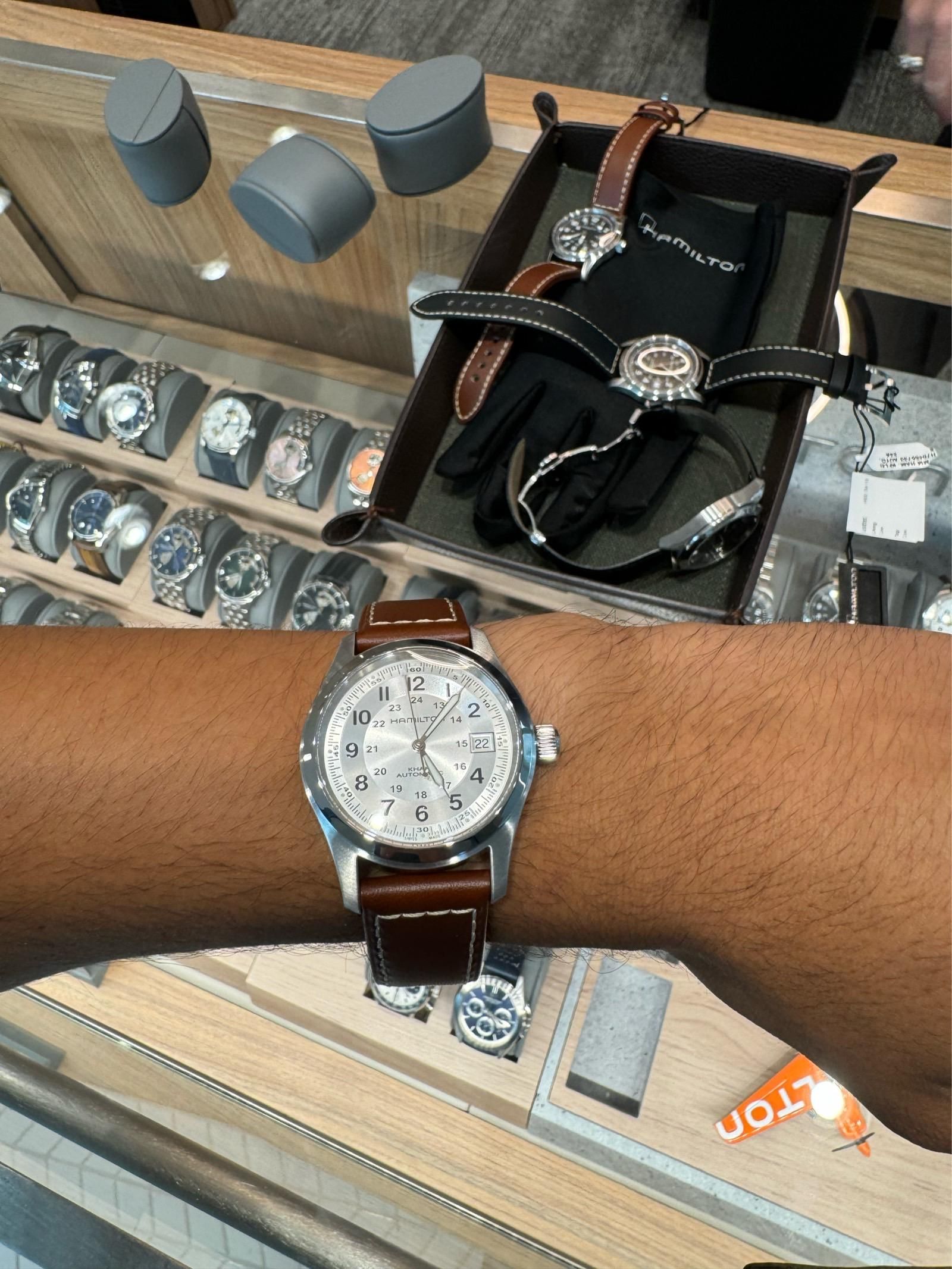 Hamilton khaki automatic new pickup | WatchCrunch