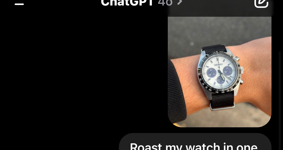 ChatGPT roast my watch | WatchCrunch