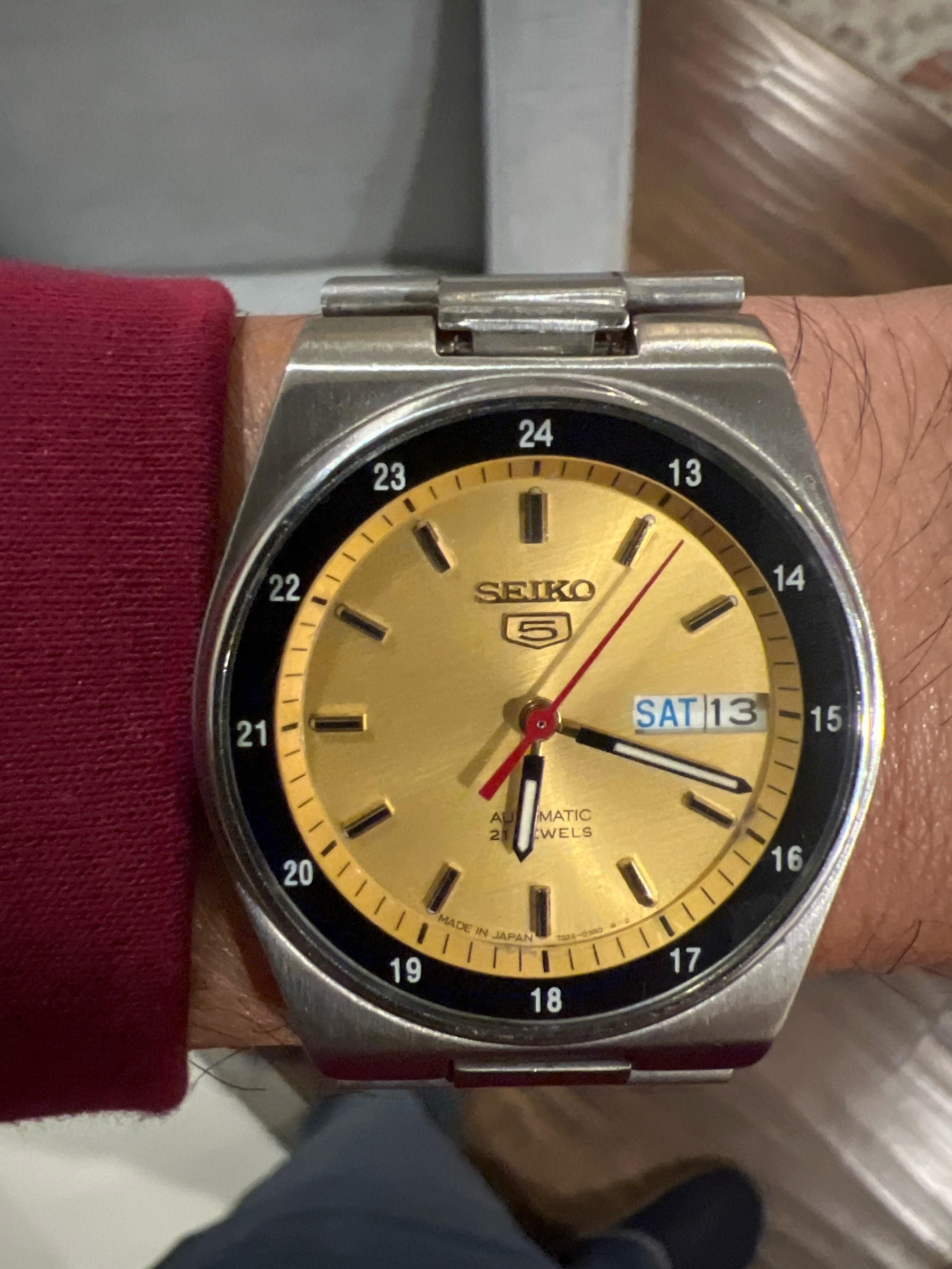 NWA!! Vintage Seiko 5 Railway Time | WatchCrunch