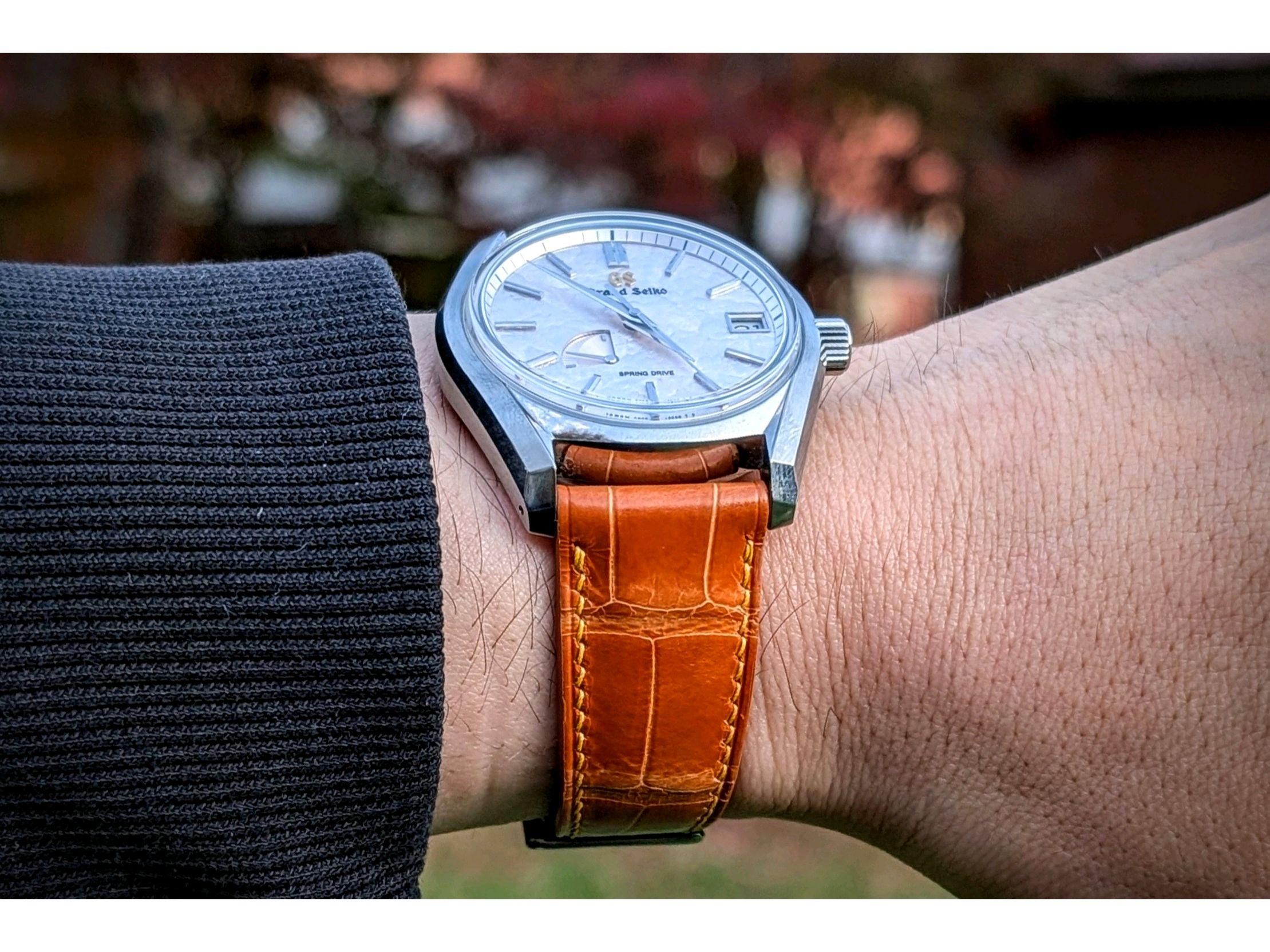 Gold Croc Strap for the GS 🍒🌸 | WatchCrunch