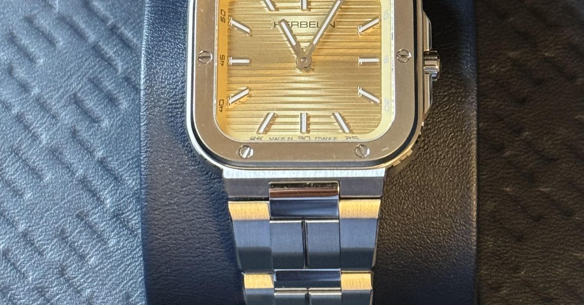 French Elegance - Herbelin Cap Camarat Square Ladies | WatchCrunch