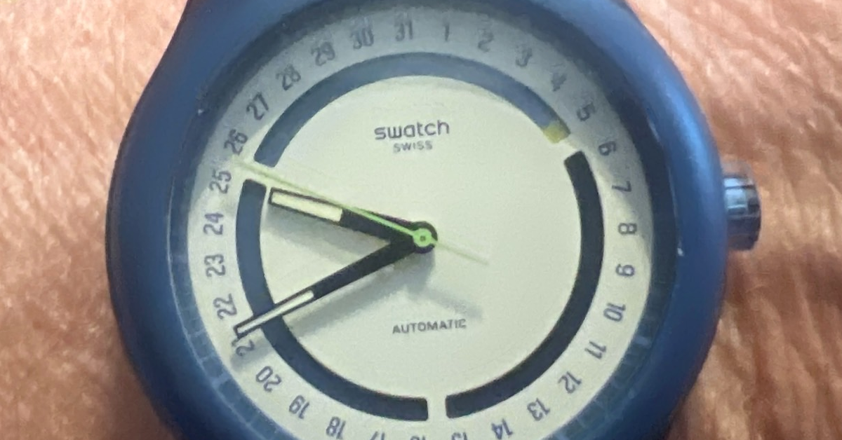 Swatch SISTEM51 Hodinkee Stoplight Neon Remix | WatchCrunch
