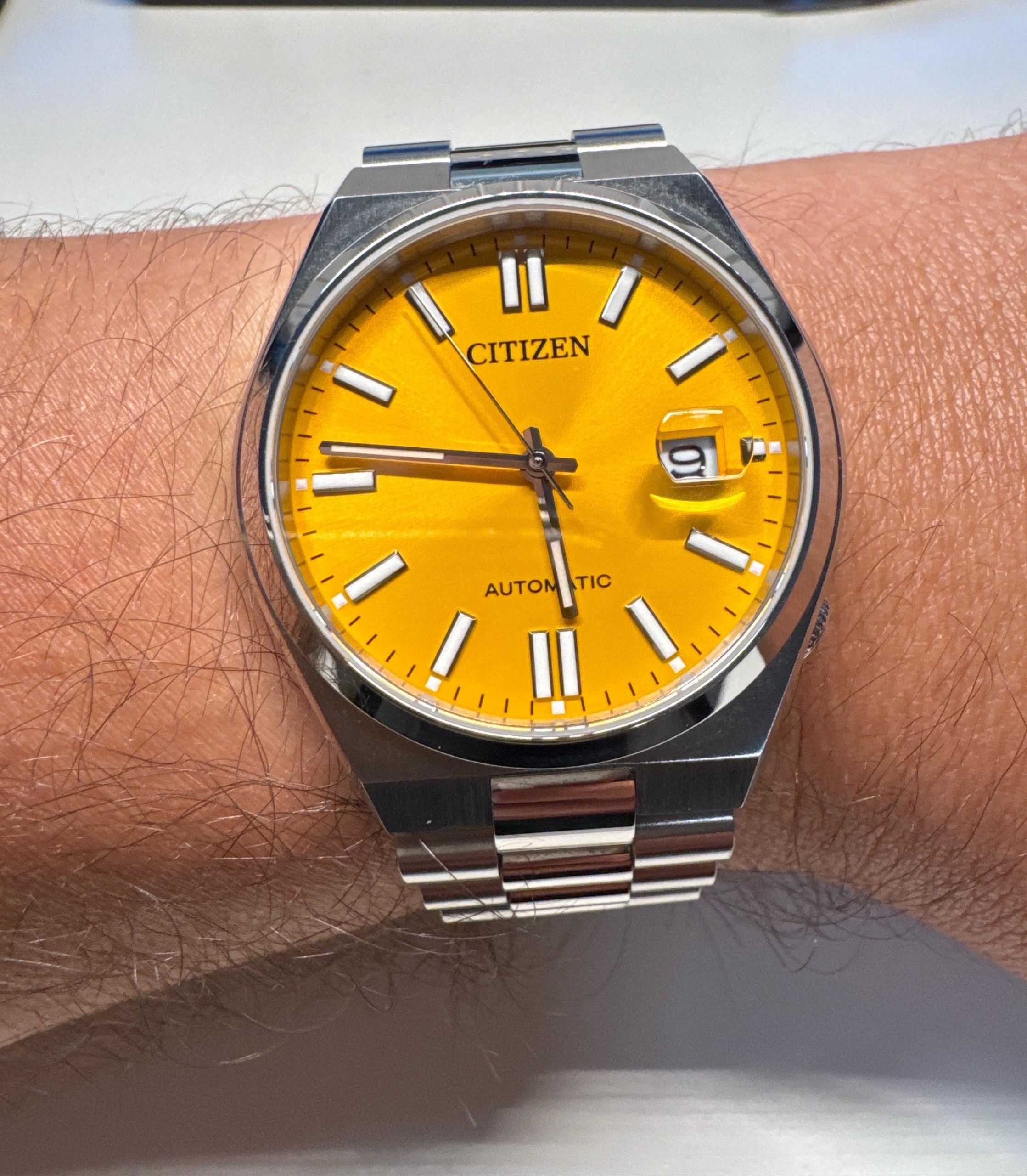 Citizen Tsuyosa Yellow Dial | WatchCrunch