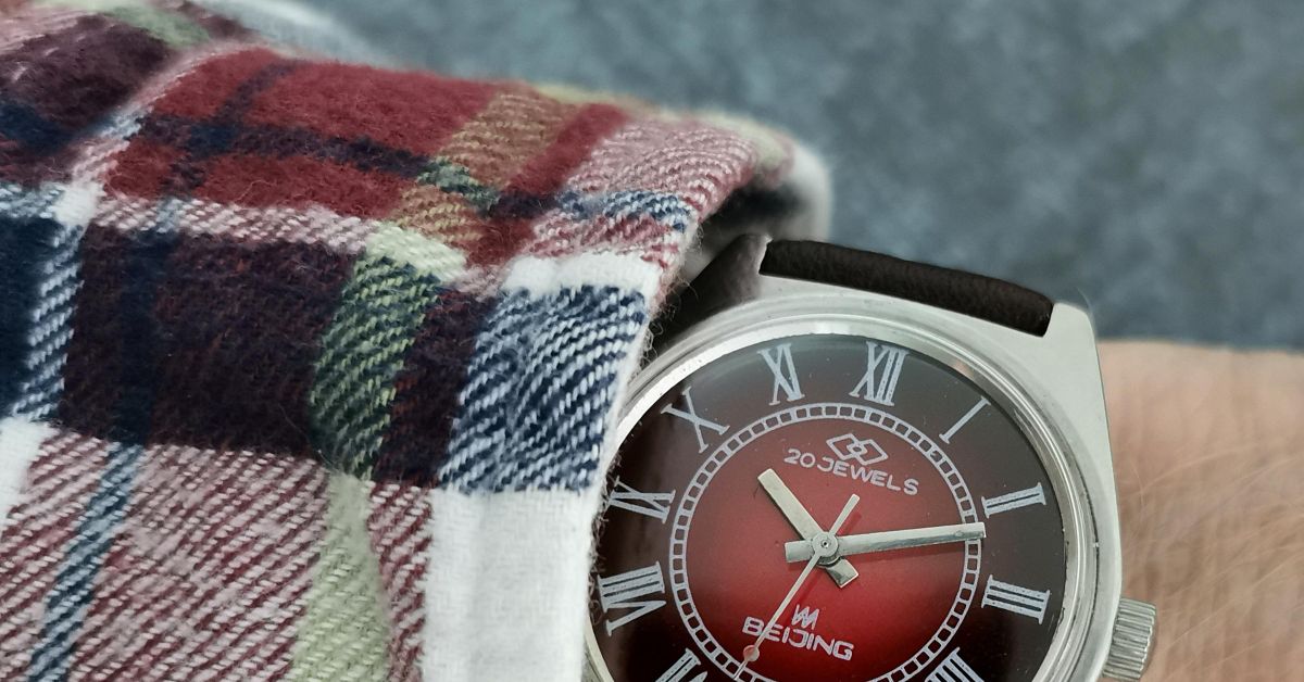 1970s Beijing Watch Factory "Double Rhomb" or "Shuangling" 双菱手表 ...