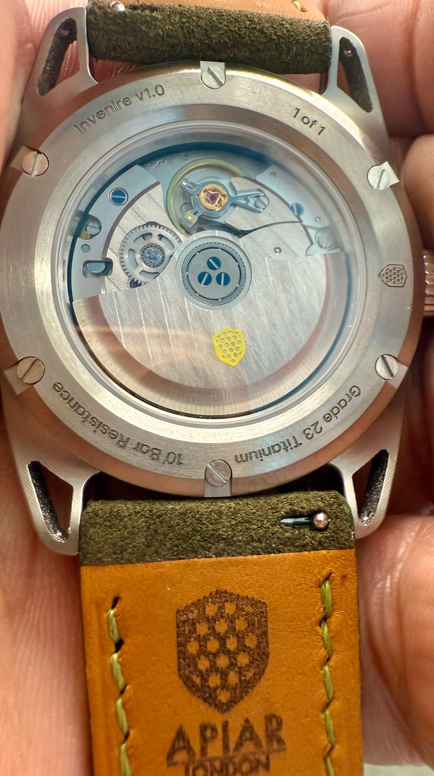 New Watch arrival, Apair Invenire. The first watch ever using advanced ...