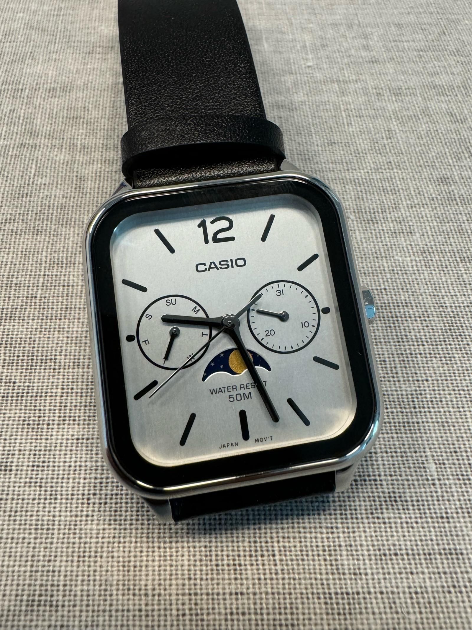 Casio MTP-M305. Could this be the cheapest moonphase watch? | WatchCrunch