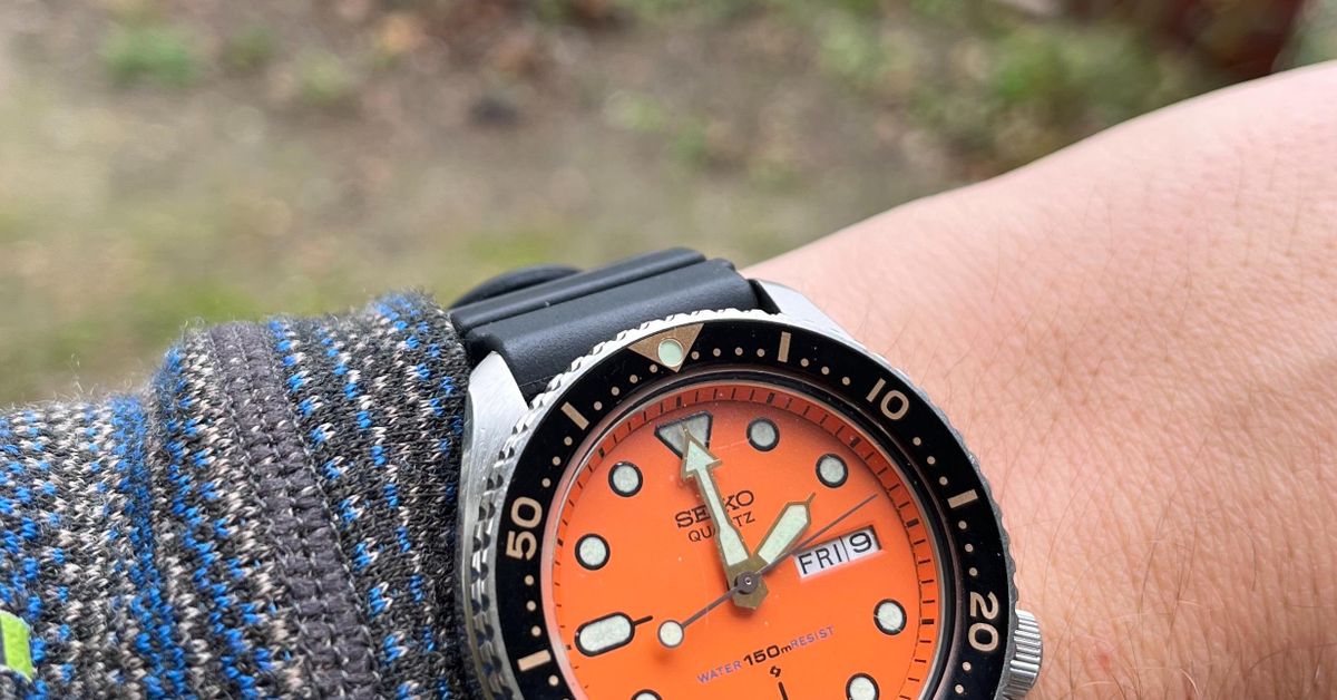 New (old) Seiko 7548 from Japan: needs timing adjustment | WatchCrunch