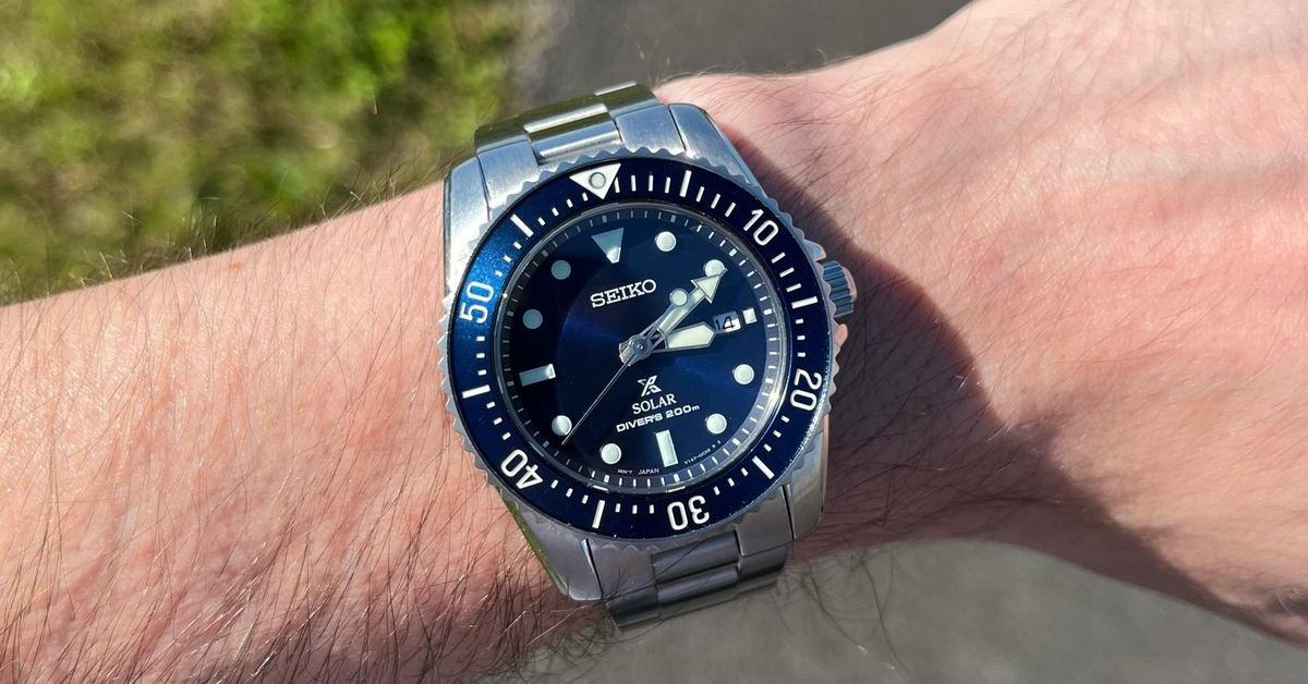 My new SNE585: the Solar diver! | WatchCrunch