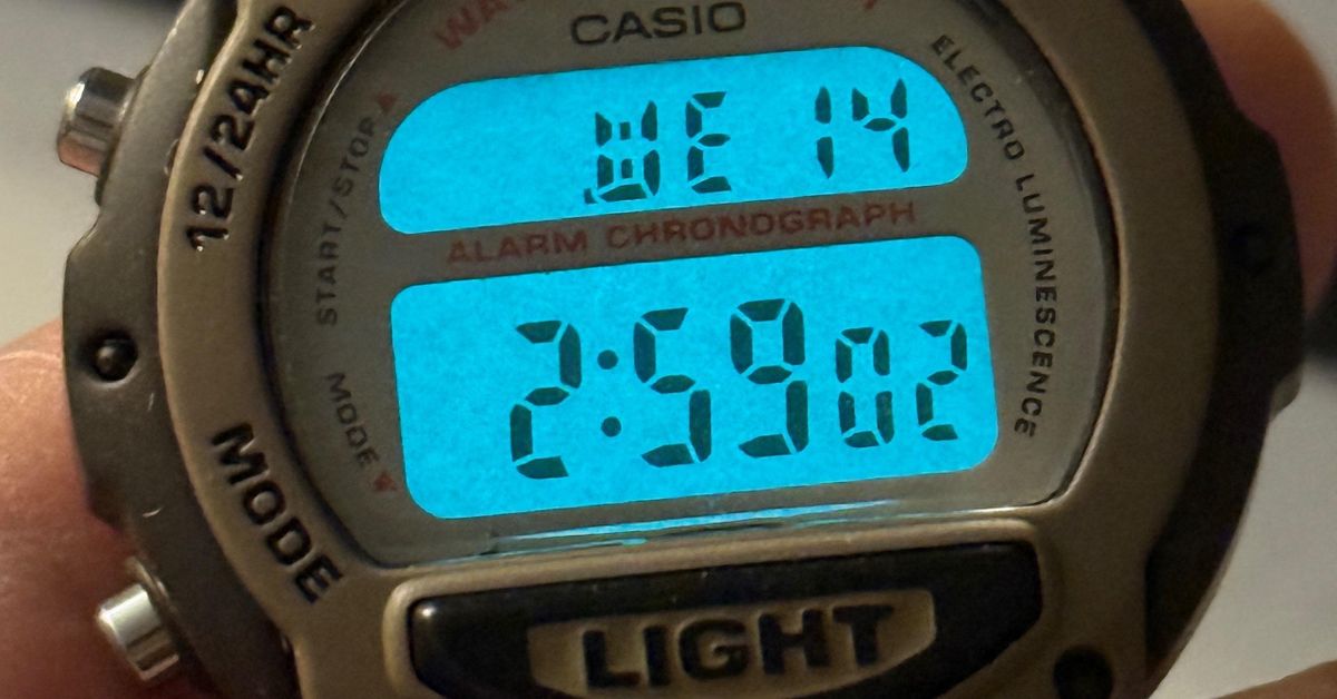 Casio Walmart 1999 “Rollback Special” LW22HB-5AV Digital Watch ...