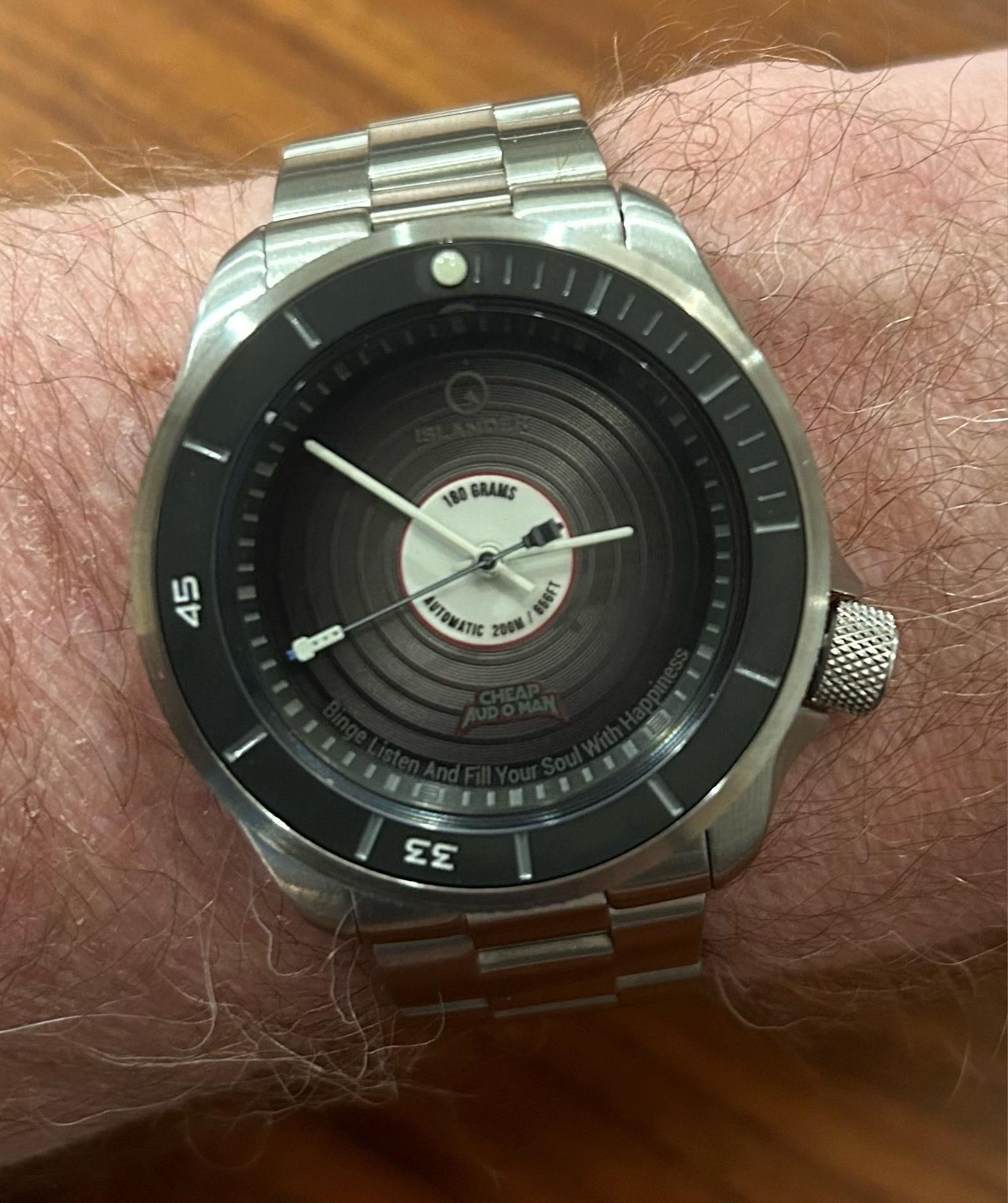 What do we think of this vinyl record player watch? | WatchCrunch