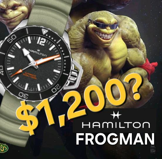 The Hamilton Frogman is awesome! But... $1,200?!! | WatchCrunch