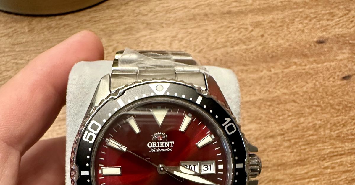 Man…..kind of let down PART 2! Orient Raven Ray Model #FAA02003B9 ...