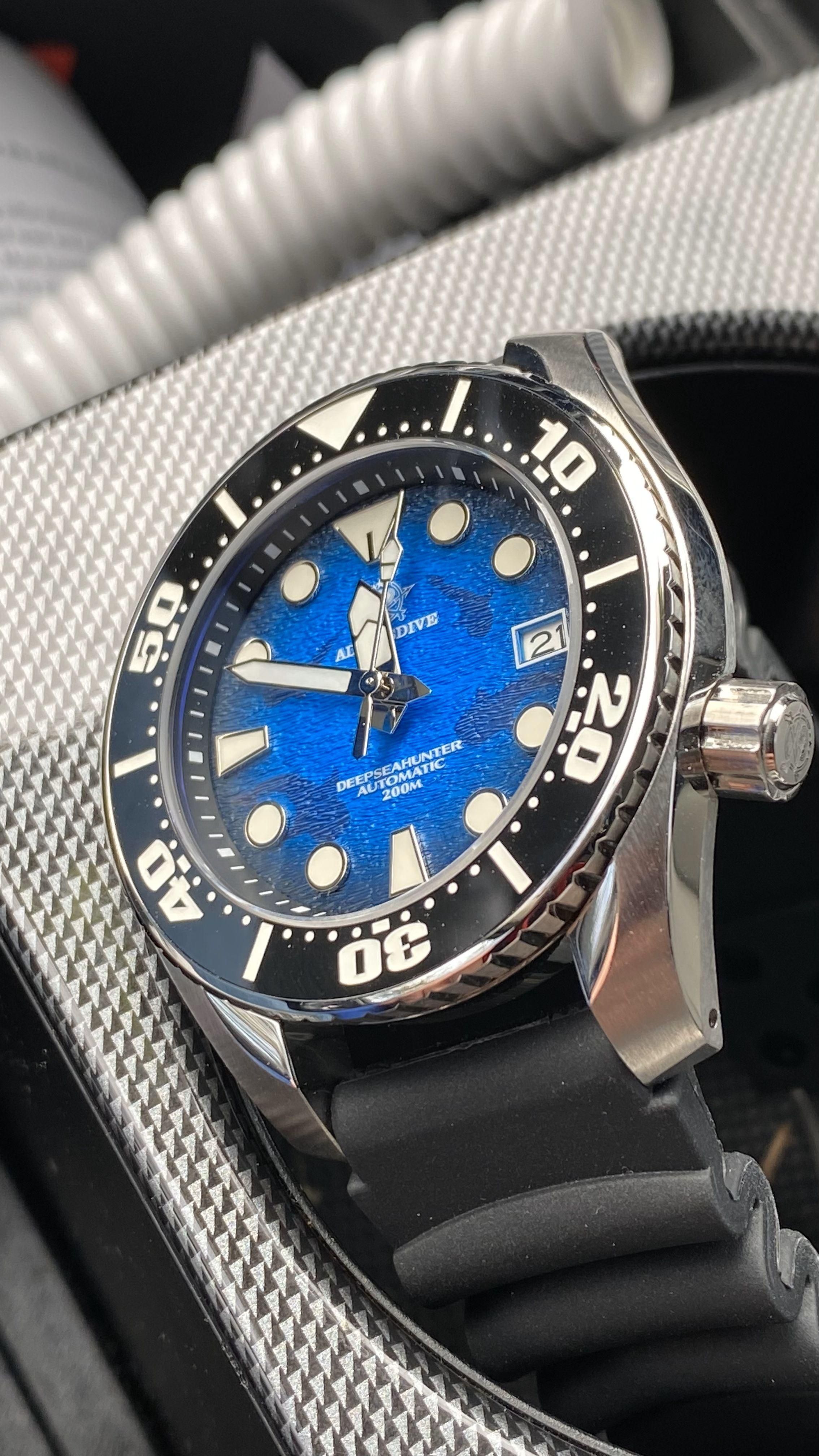 The ADDIESDIVE Deep Sea Hunter Dive Watch Review | WatchCrunch