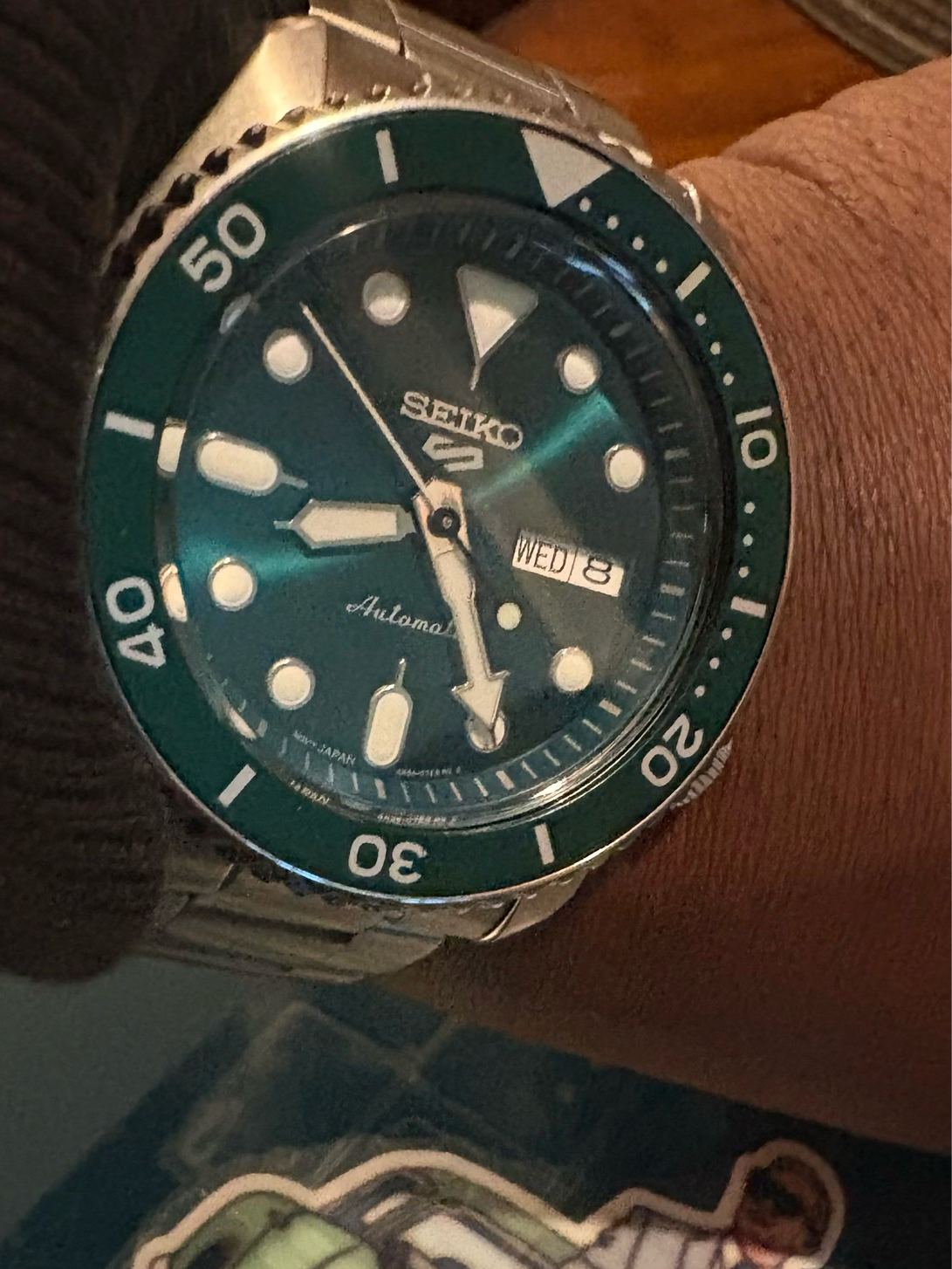 Seiko 5 Sport with the stunning sunray green | WatchCrunch