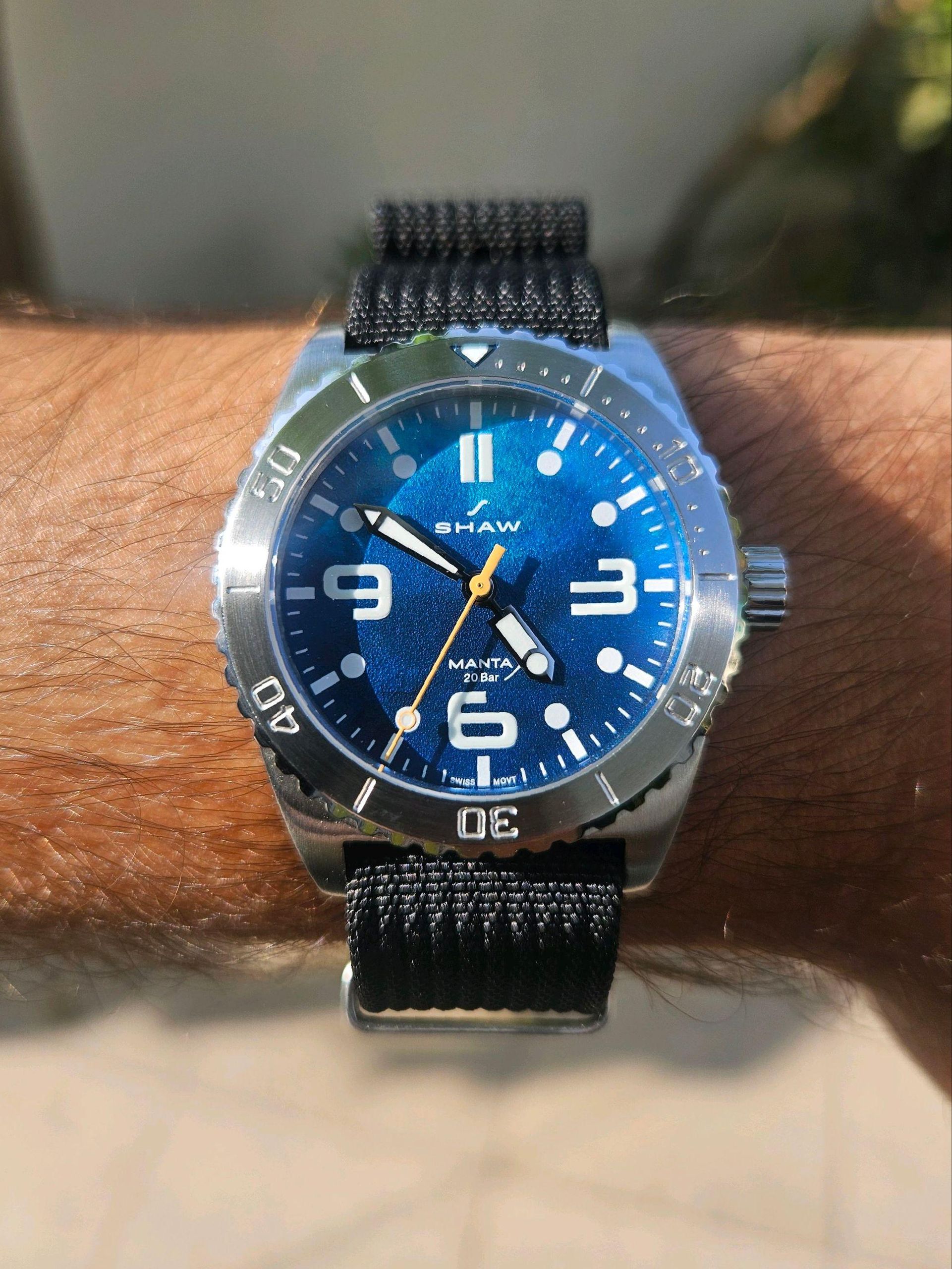 Shaw watches Manta Atoll Aqua | WatchCrunch