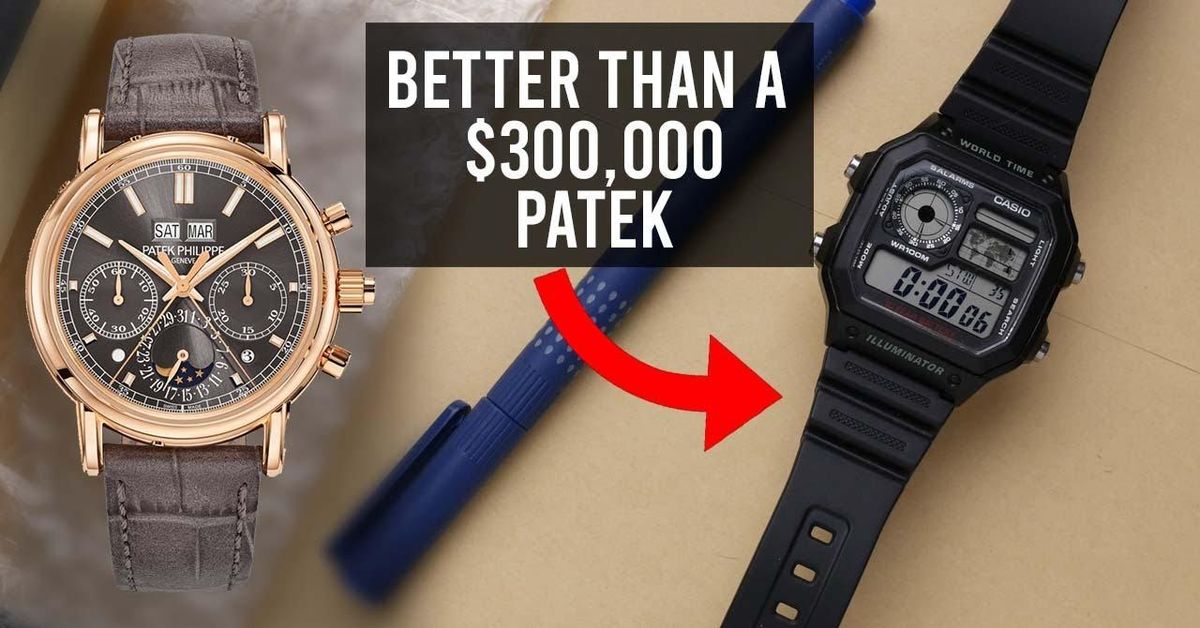 The Casio Royale, the digital Watch gives competition to Patek ...