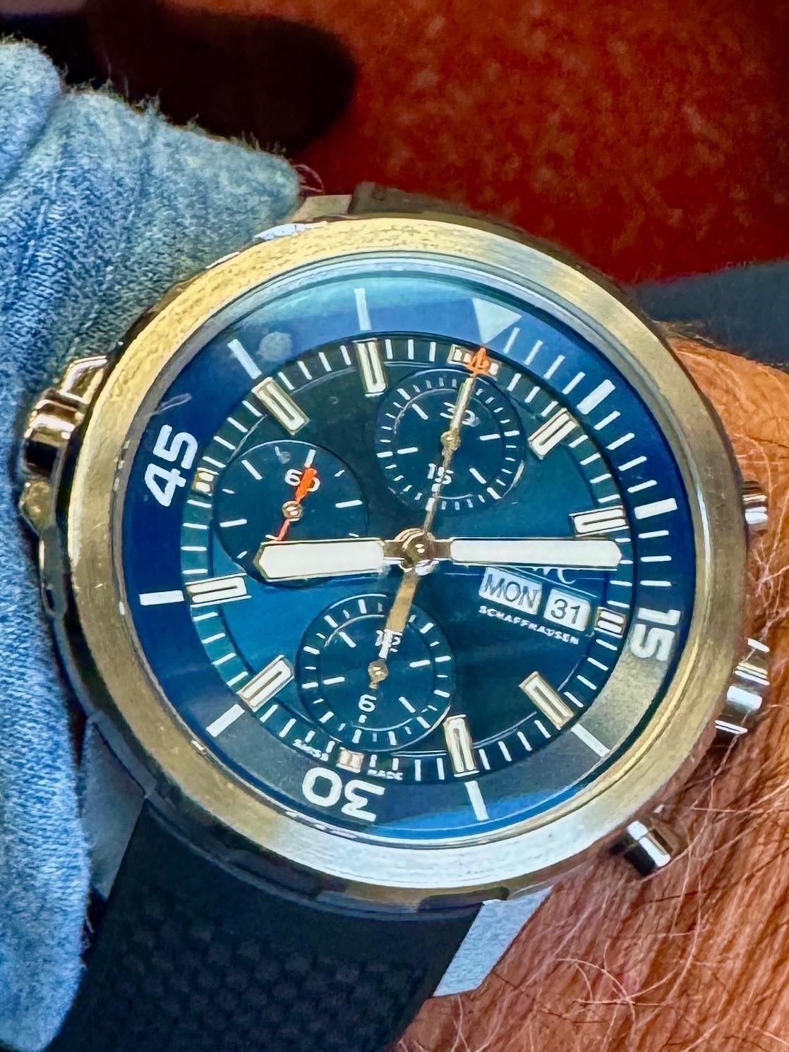 IWC Aquatimer Chronograph Cousteau | WatchCrunch