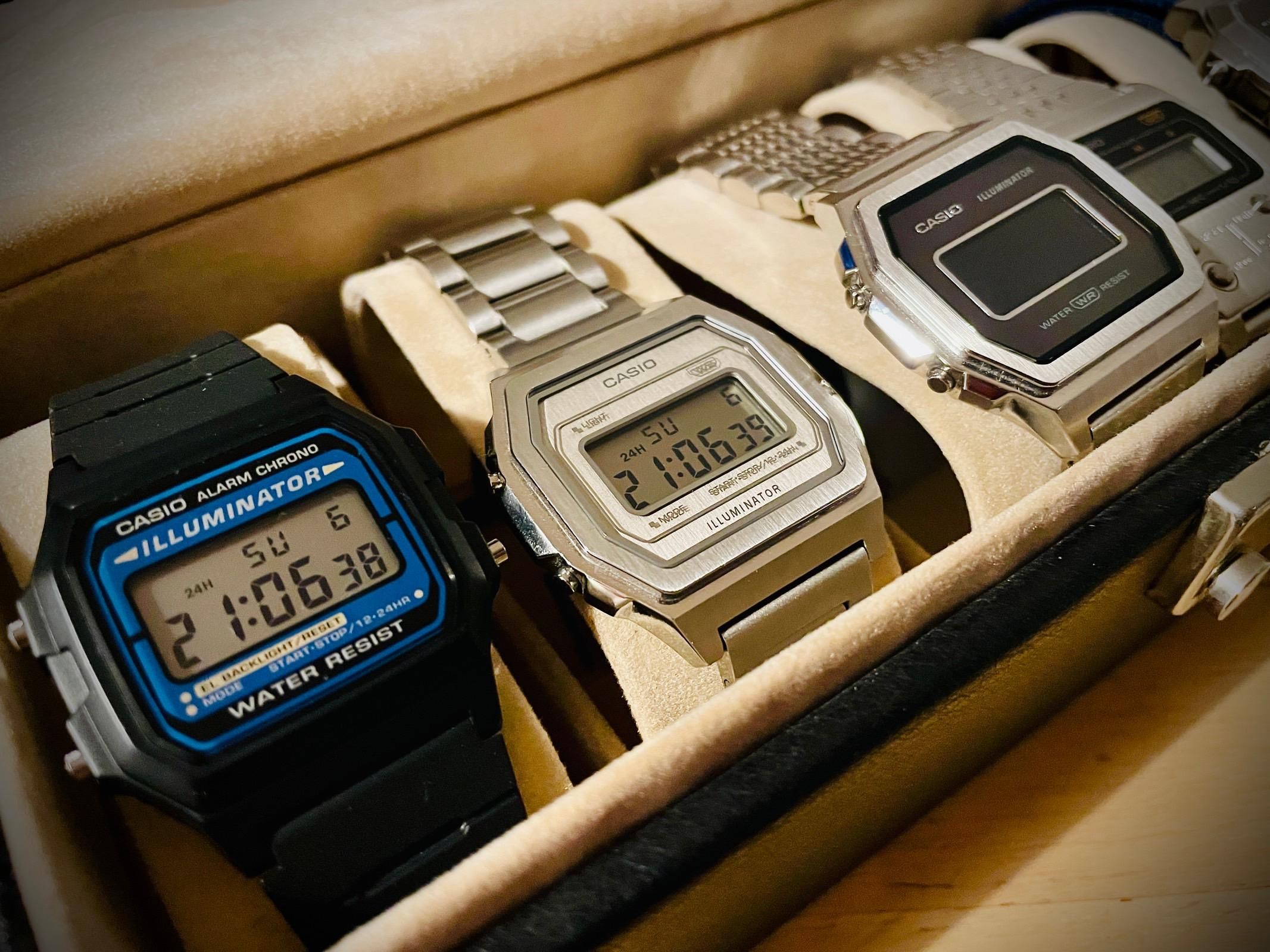 My Casio digital watch collection | WatchCrunch