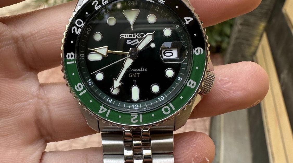Latest add, Seiko 5 GMT SSK035K1 aka Seiko Sprite | WatchCrunch